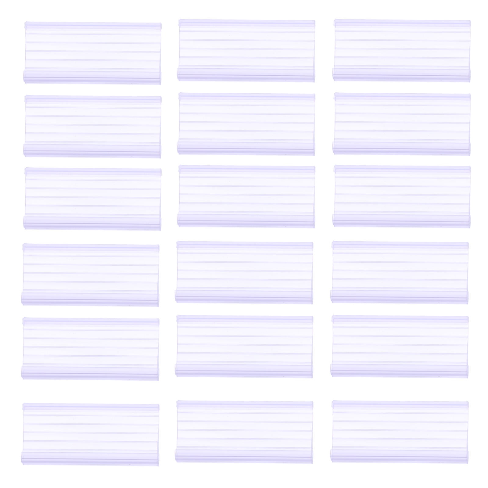 WHAMVOX 20 Pcs Market Display Professional Price Tag Holders 7.5X3.5CM ...