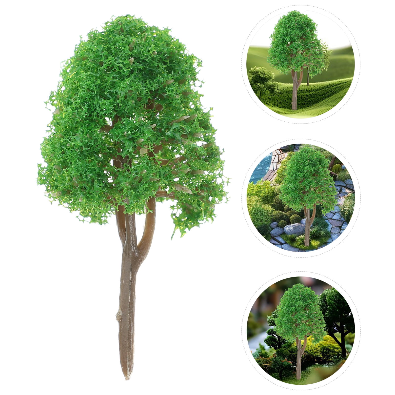 WHAMVOX 20 Pcs N Scale Trees Miniature Road Model Landscape Decoration ...