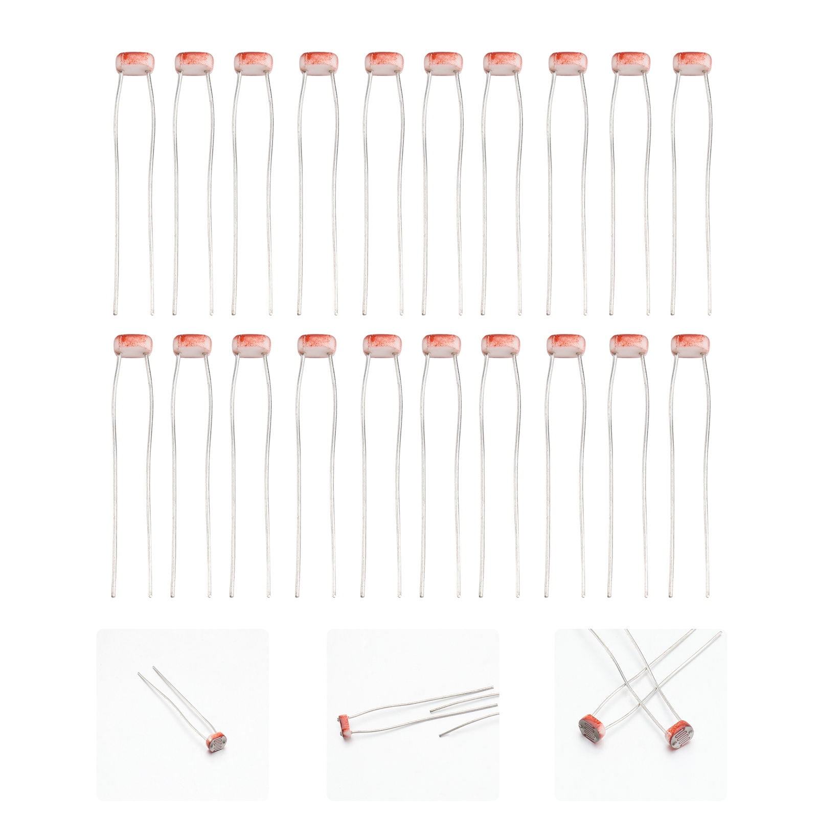 WHAMVOX 20 Pcs Photoresistance Light-dependent Resistor Photoresistor ...