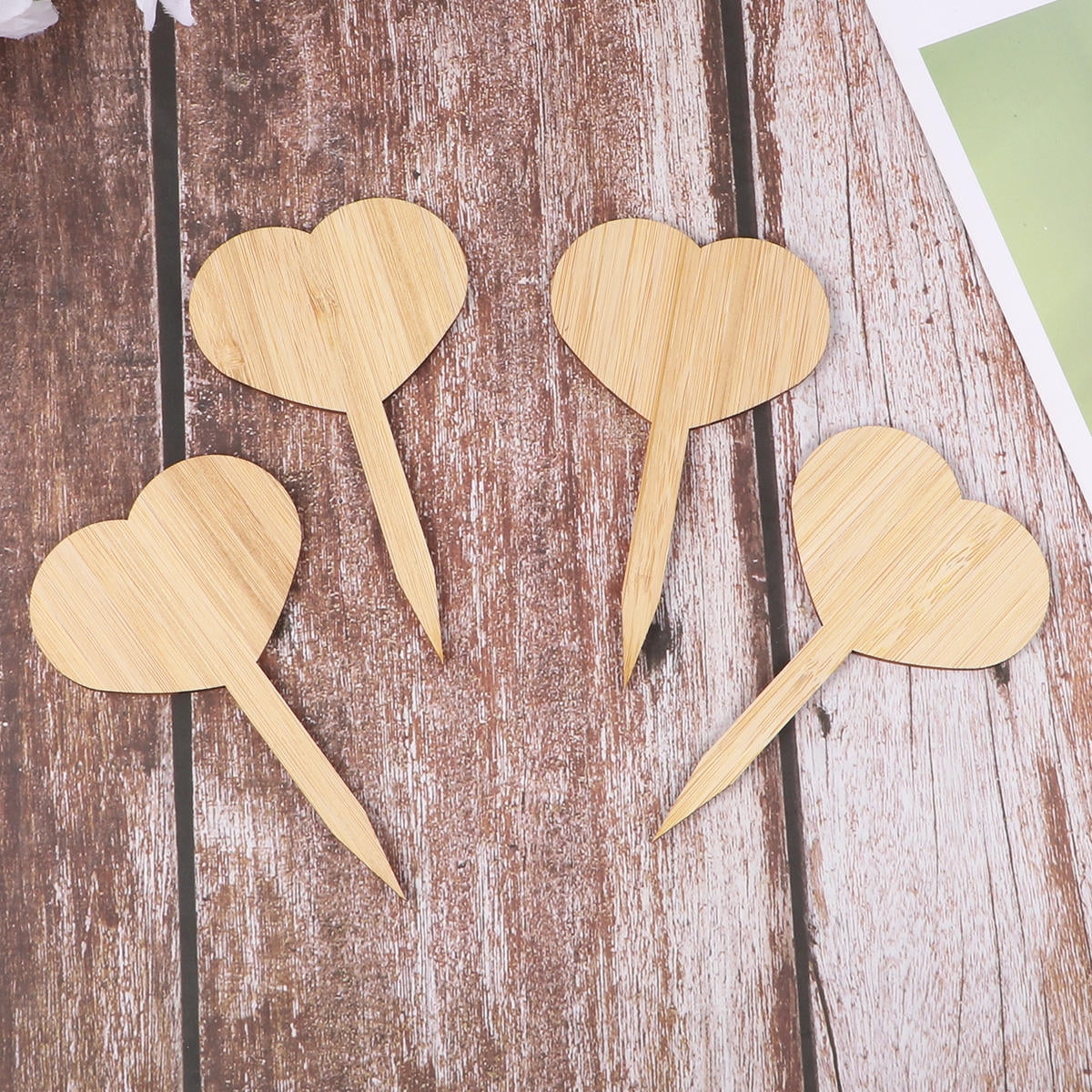 WHAMVOX 20 Pcs Plant Label Garden Tags Planting Seed Bamboo Seeds ...