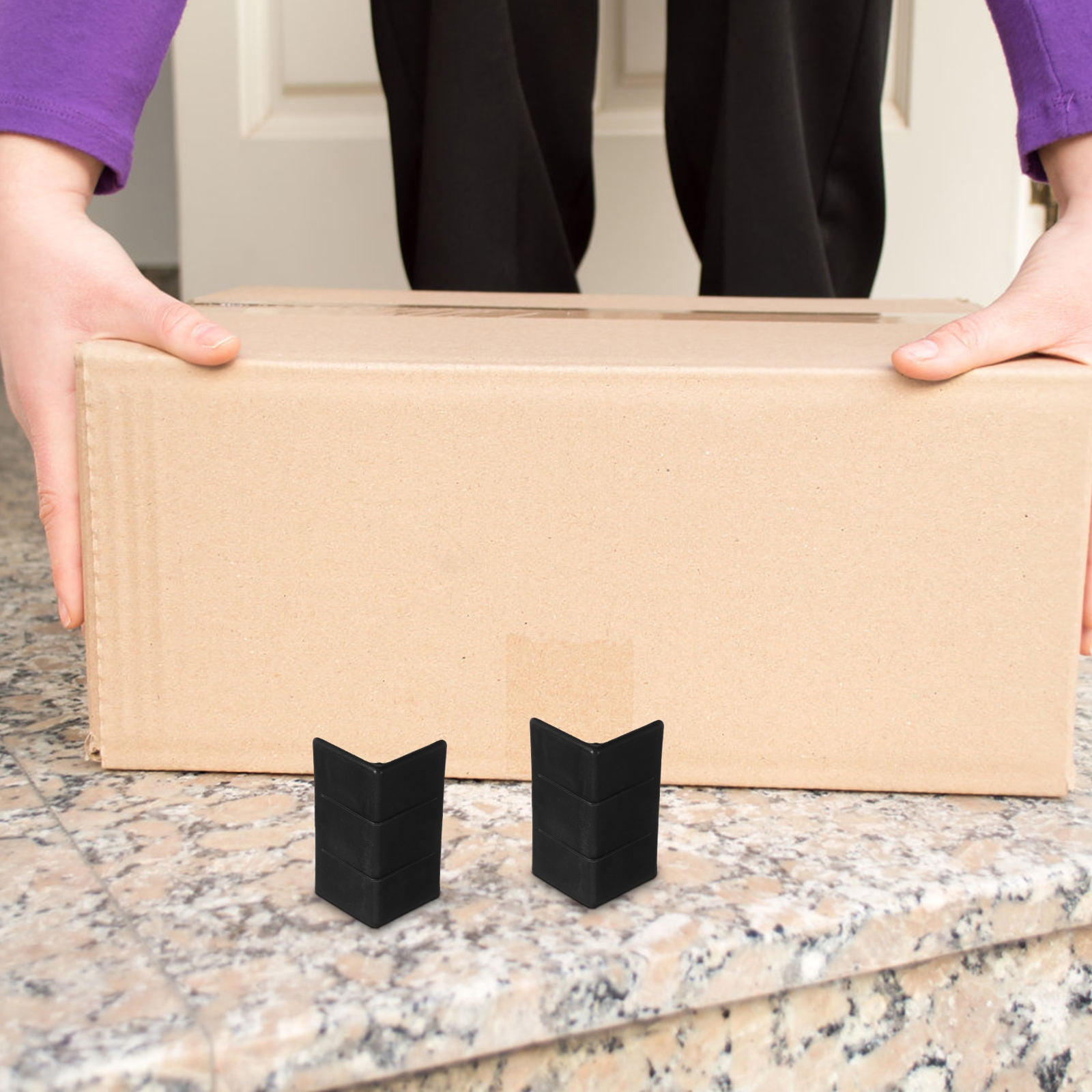 WHAMVOX 20 Pcs Plastic Corner Guards For Packaging Anti-Slip Edge ...