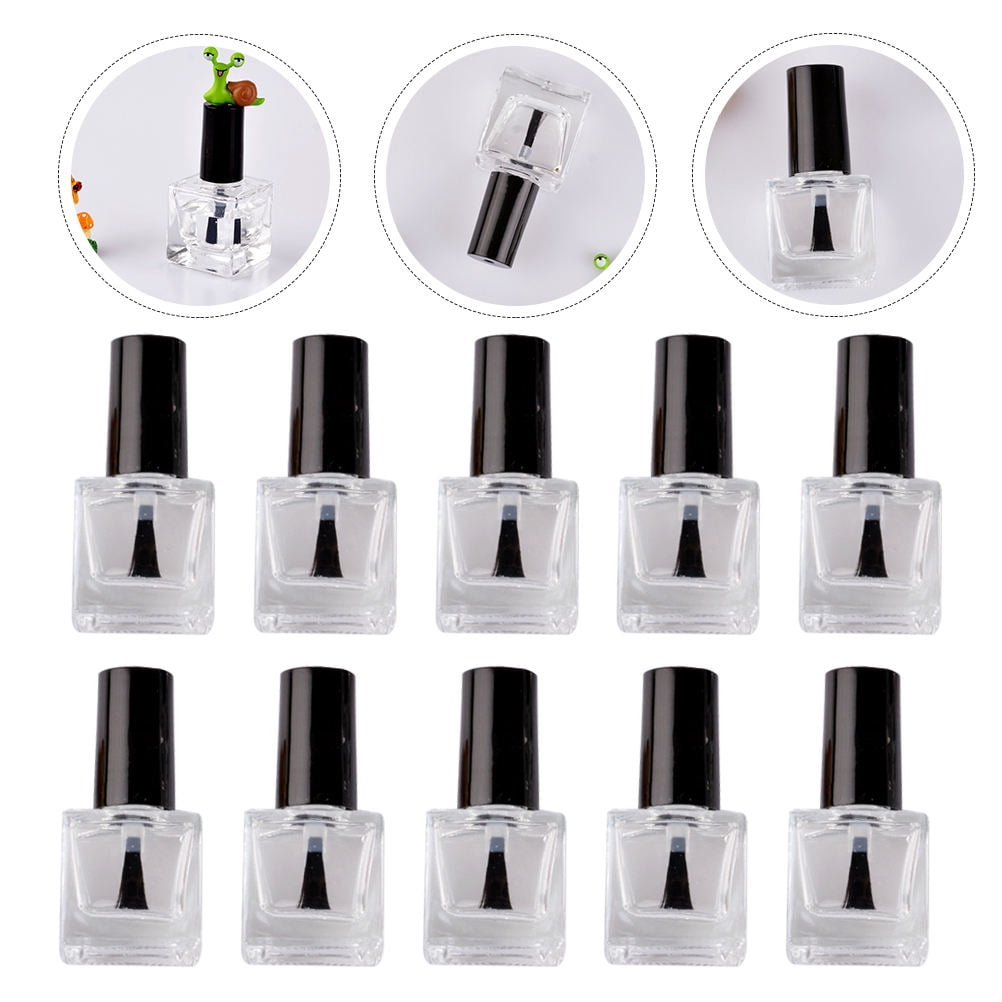 WHAMVOX 20 Pcs Polishes Empty Nail Polish Bottle DIY Nail Polish 5.50X2 ...
