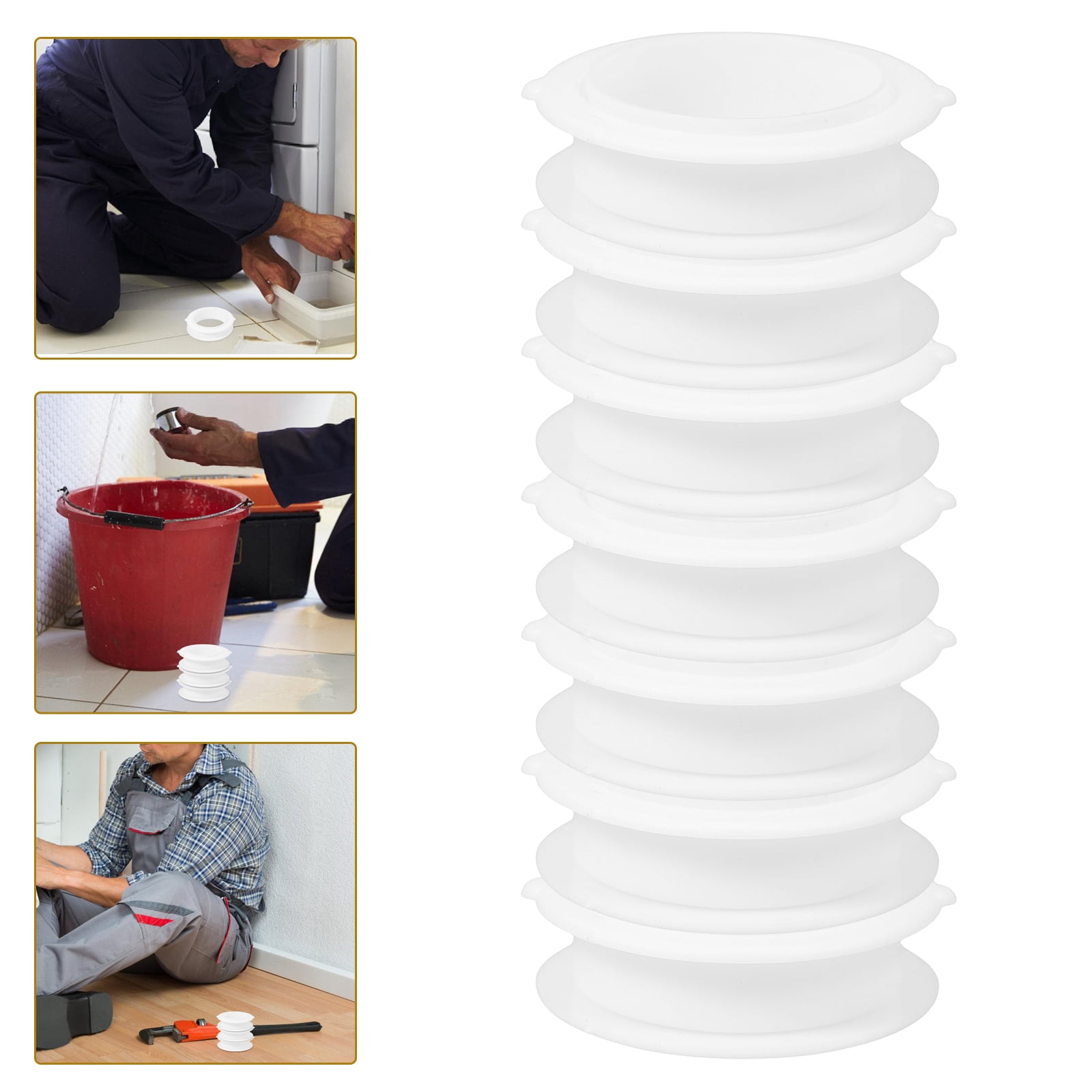 WHAMVOX 20 Pcs Round Vent Covers for Wall Reserved Hole Plug Furniture ...
