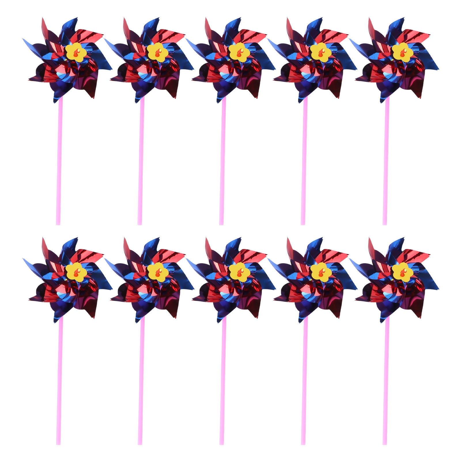 WHAMVOX 20 Pcs Small Colorful Pinwheel Toy Pinwheels for Kids Child ...