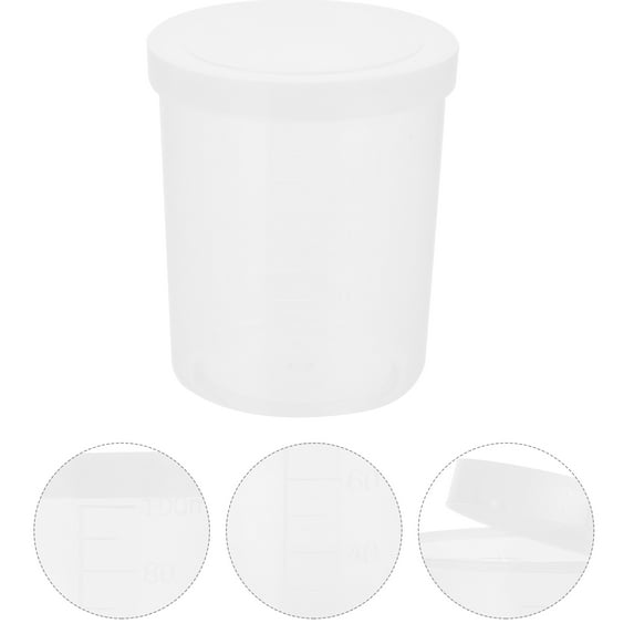 WHAMVOX 20 Pcs Transparent Measuring Cups Liquid Epoxy Scale Sample ...