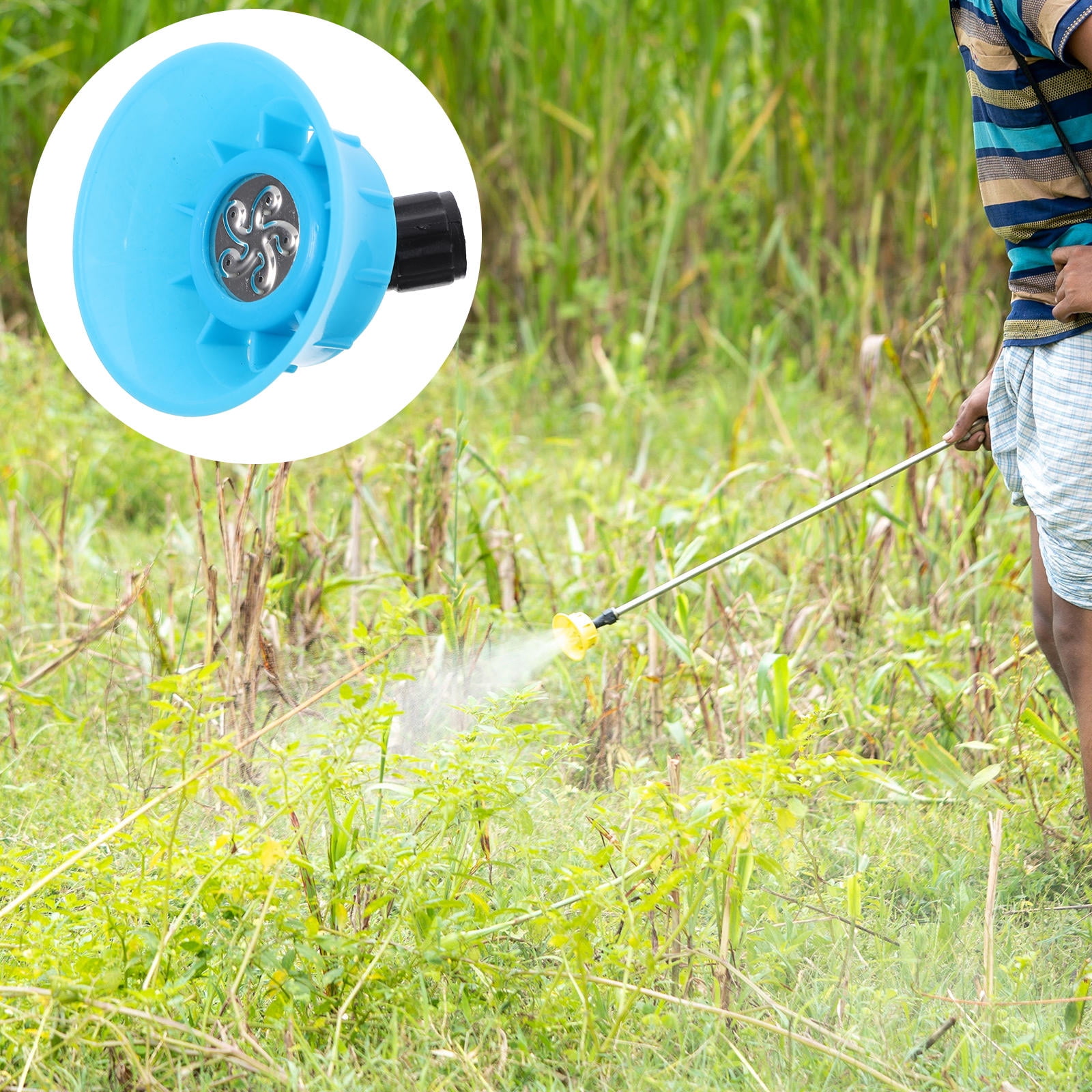 WHAMVOX 20 Pcs Universal Wind Sprinkler 6.50X6.50X6.50CM Blue - Walmart.com