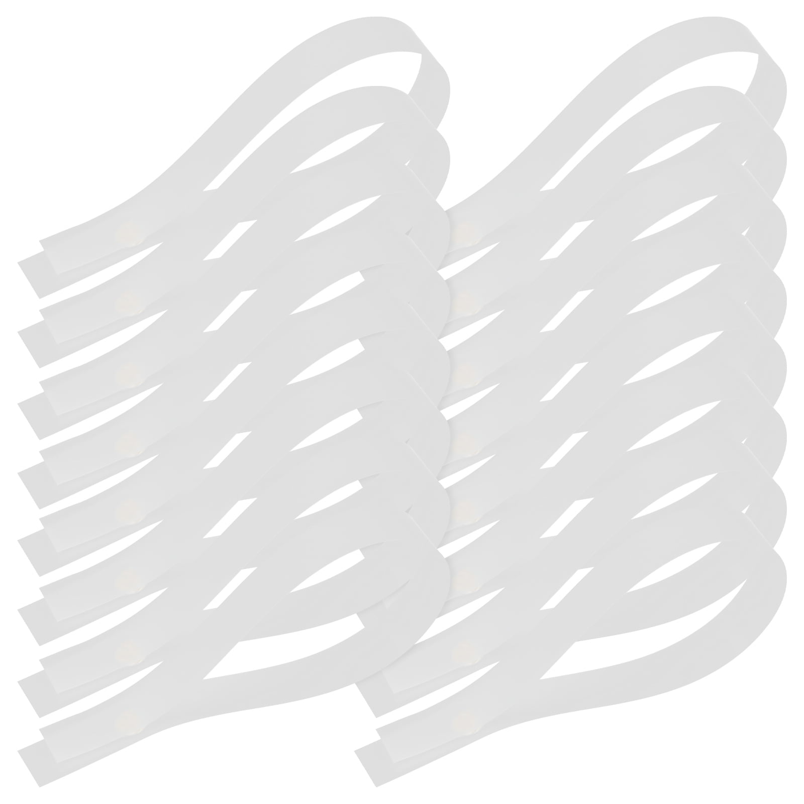 WHAMVOX 20 Pcs Webbing Snare Drum Wire Straps Mounting Parts Connector ...