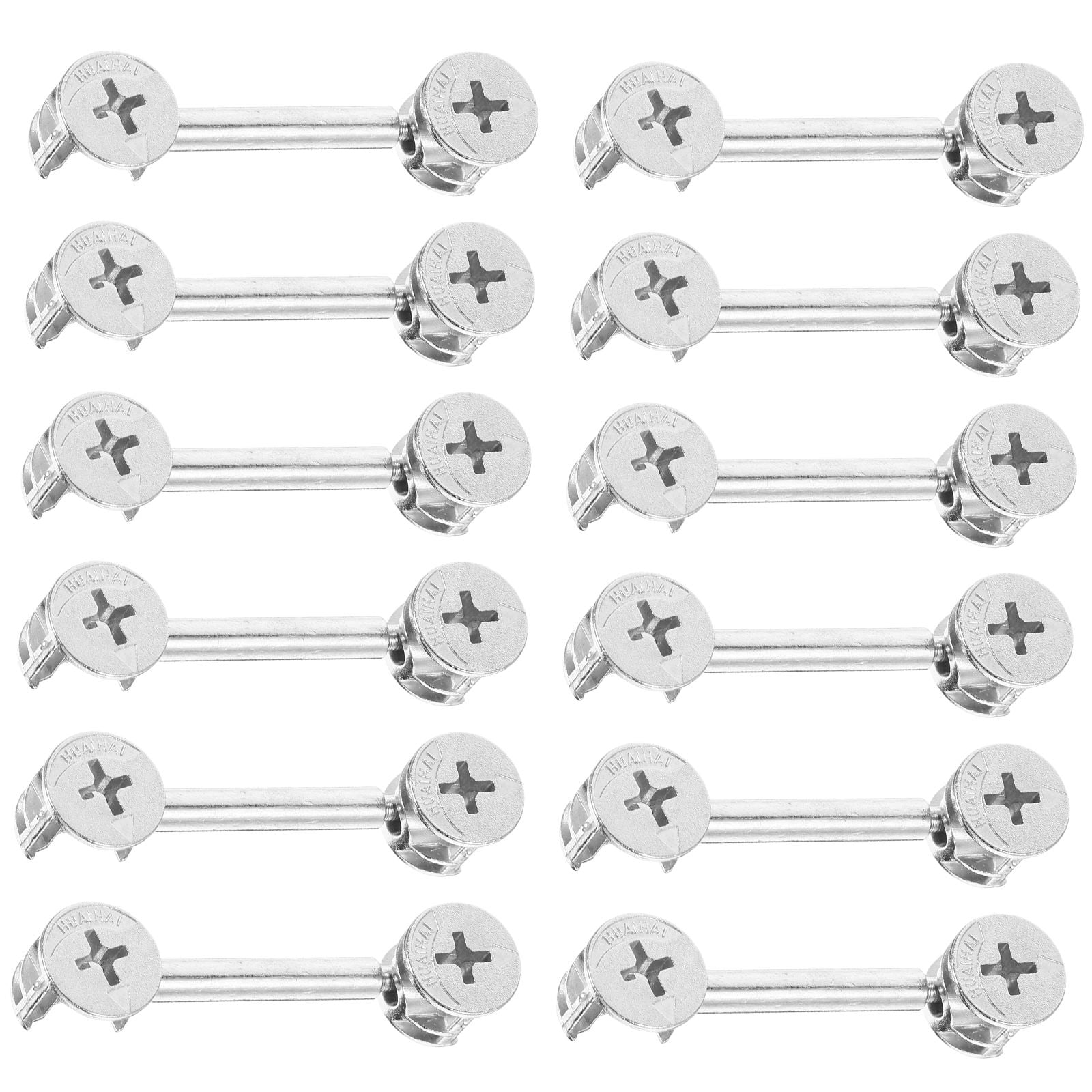 WHAMVOX 20 Sets Furniture Dowel Fastener Cabinet Fixing Screw - Walmart.com