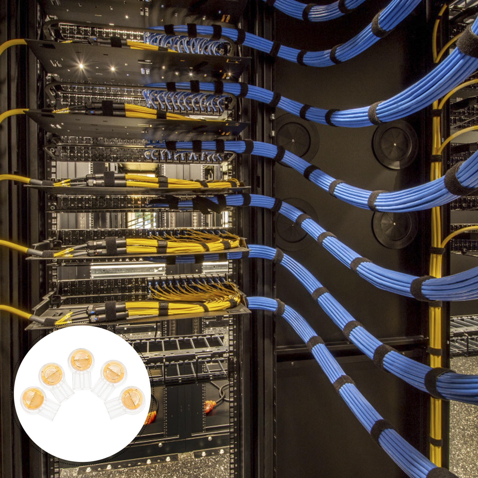 WHAMVOX 200 Pcs Terminals Rust-proof Connector Network Cable ...