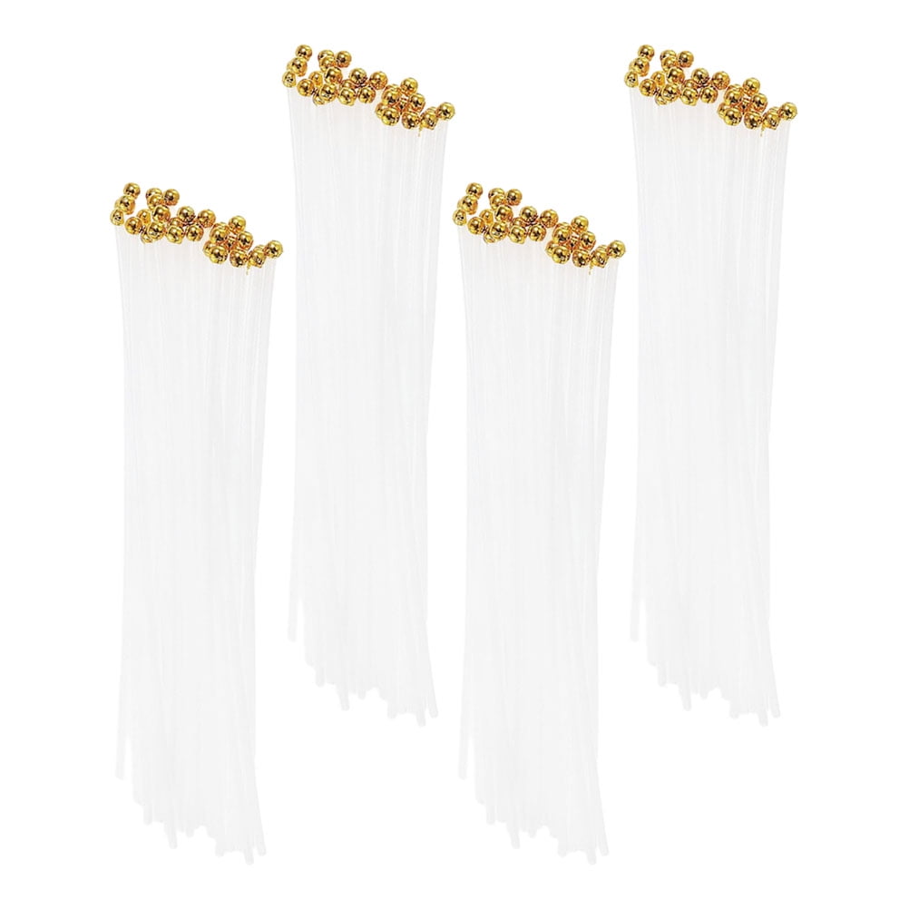 WHAMVOX 200pcs Handheld Flagpoles Kit Mini Flag Replacement Sticks For ...