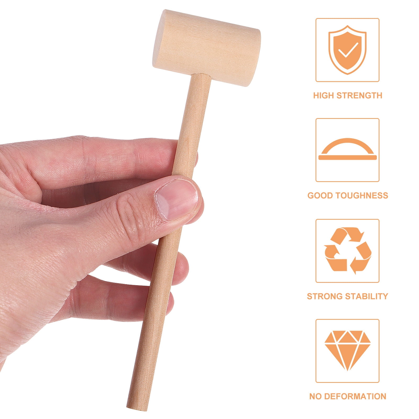 WHAMVOX 20Pack Childs Hammer for Seafood Cracking and Leather Craft ...