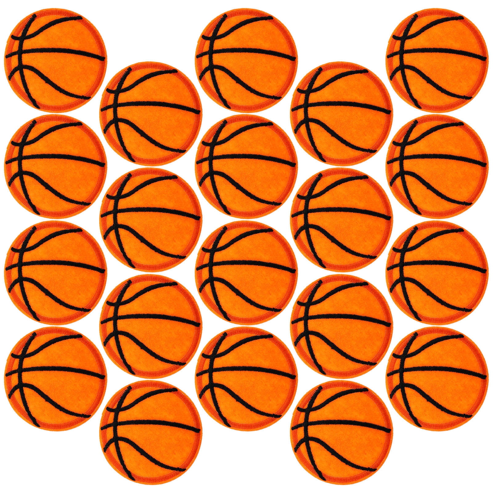 WHAMVOX 20Pack Orange Polyester Square Patches for Diy Projects and ...