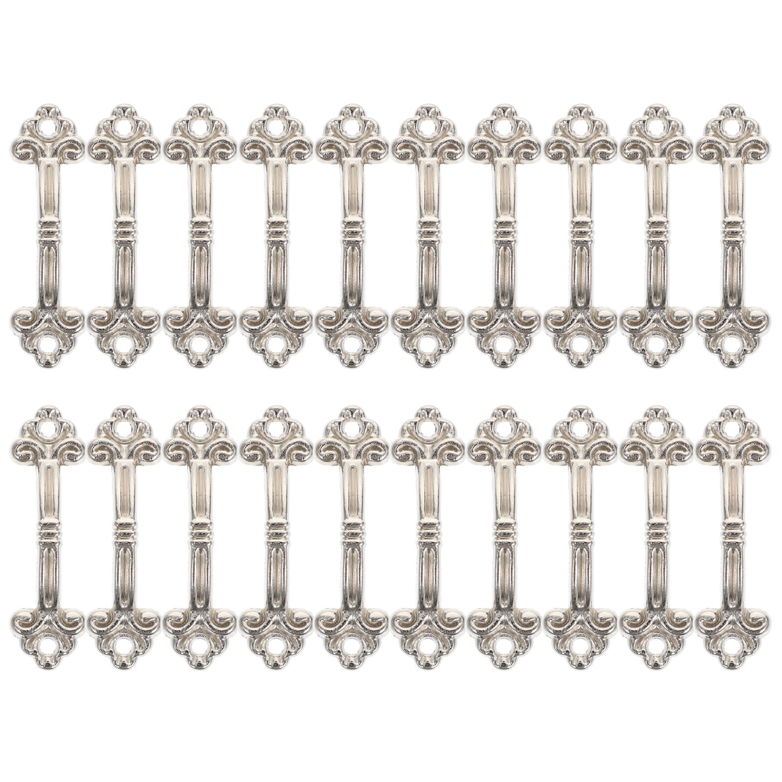 WHAMVOX 20Pack Tiny Pull Handle Small Knobs for Jewelry Box Retro Style ...