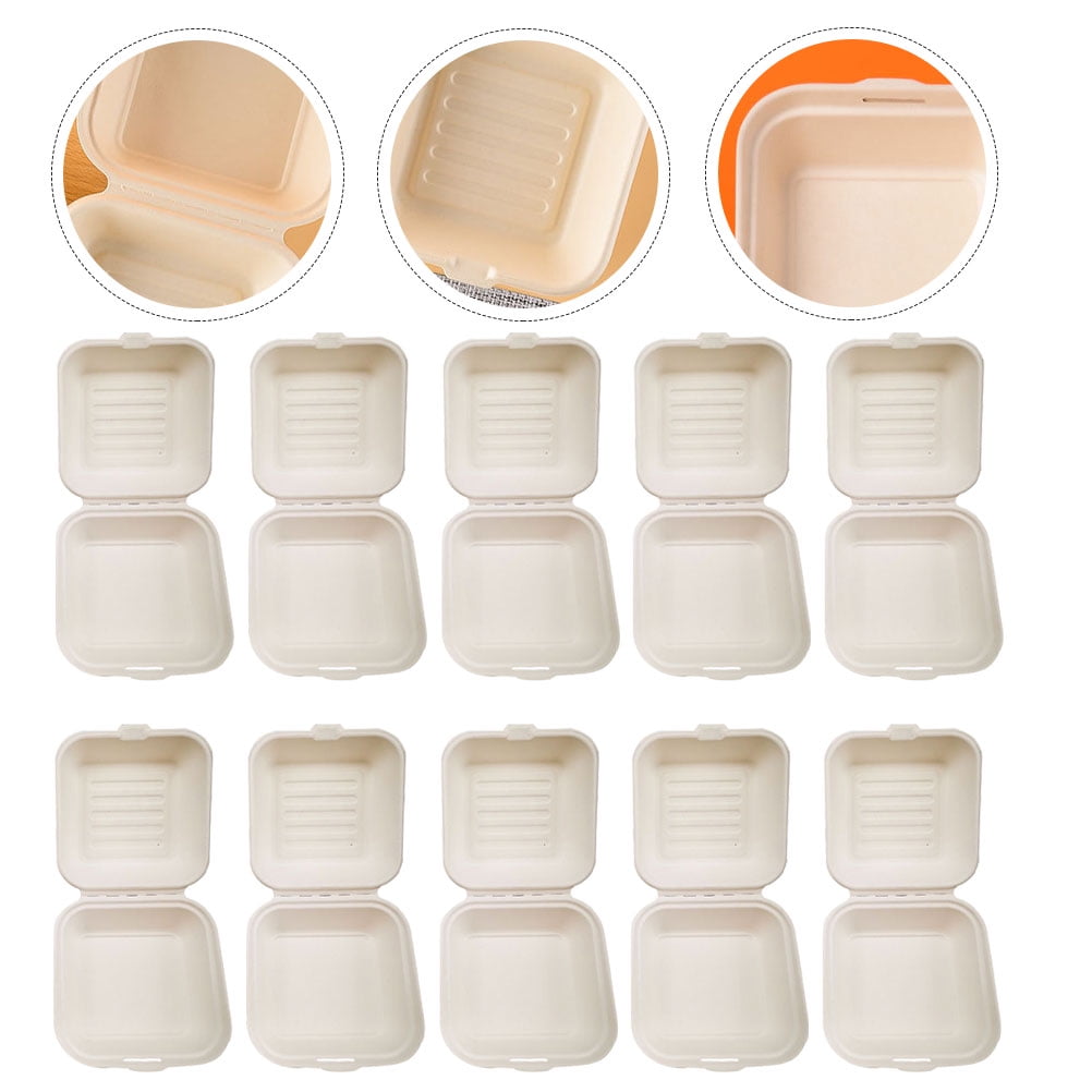WHAMVOX 20Pcs Cardboard Food Containers for Outdoor Picnics and Home ...