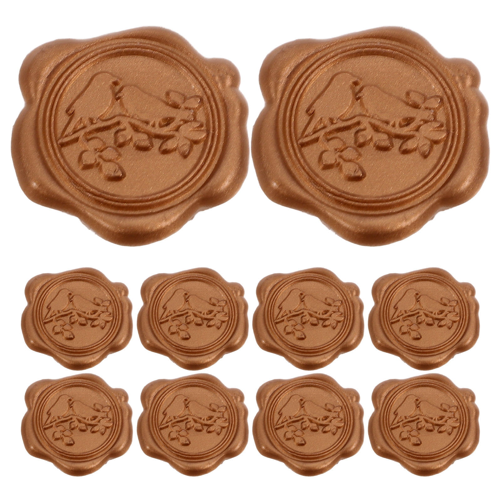 WHAMVOX 20Pcs Envelope Sealing Stickers Wax Seal Stickers Adhesive Wax ...