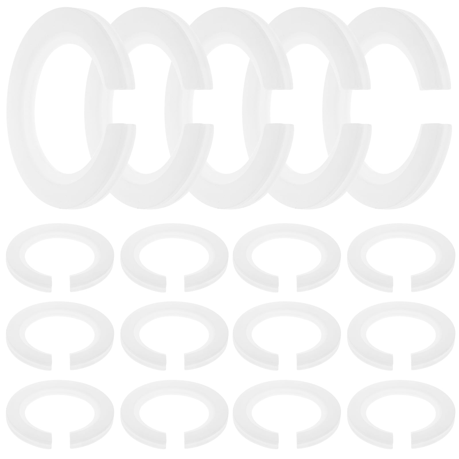 WHAMVOX 20Pcs Lamp Shade Adapter Ring E27 to E14 Lampshade Converter ...