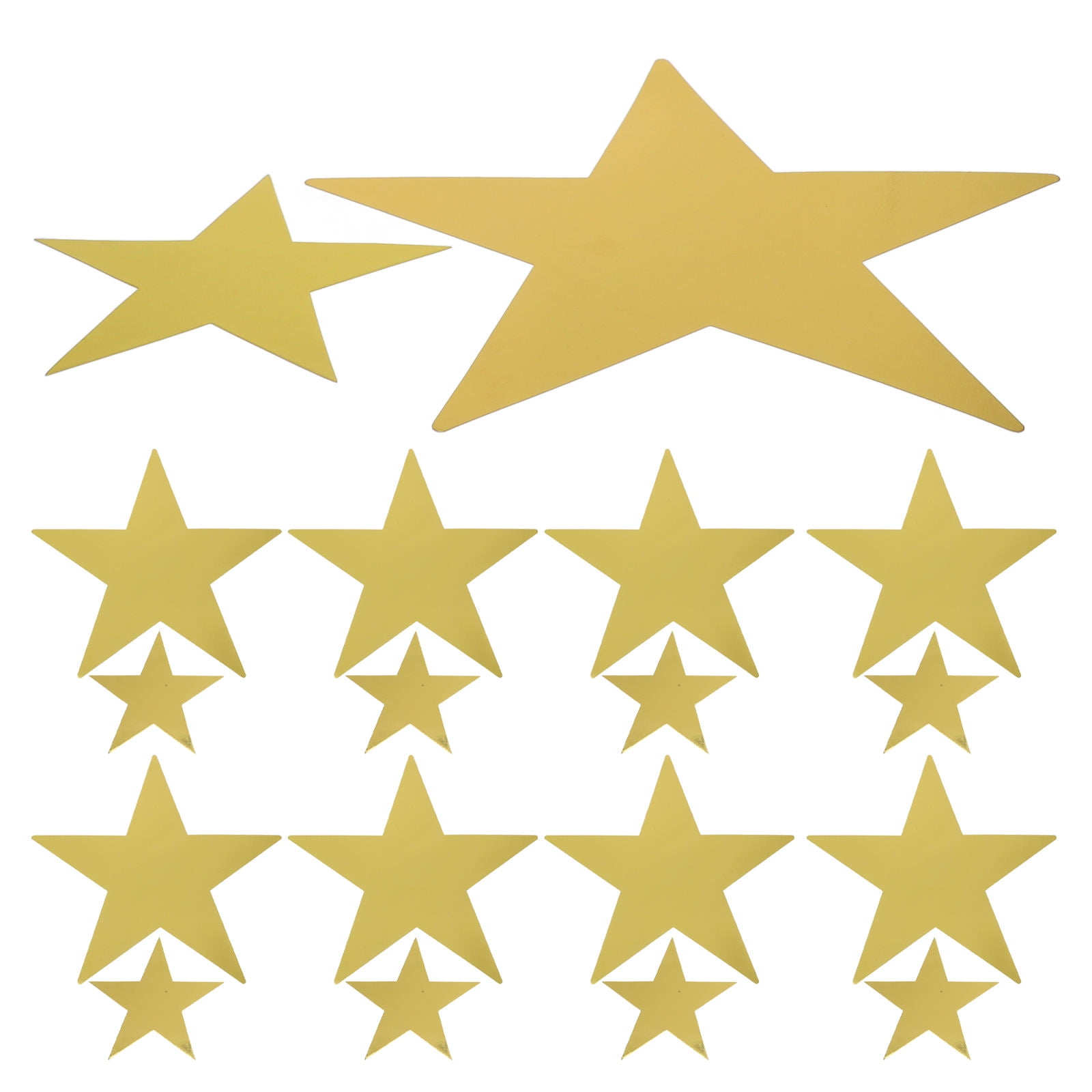 WHAMVOX 20Pcs Paper Stars Cutouts Bulletin Board Decorations Stars ...