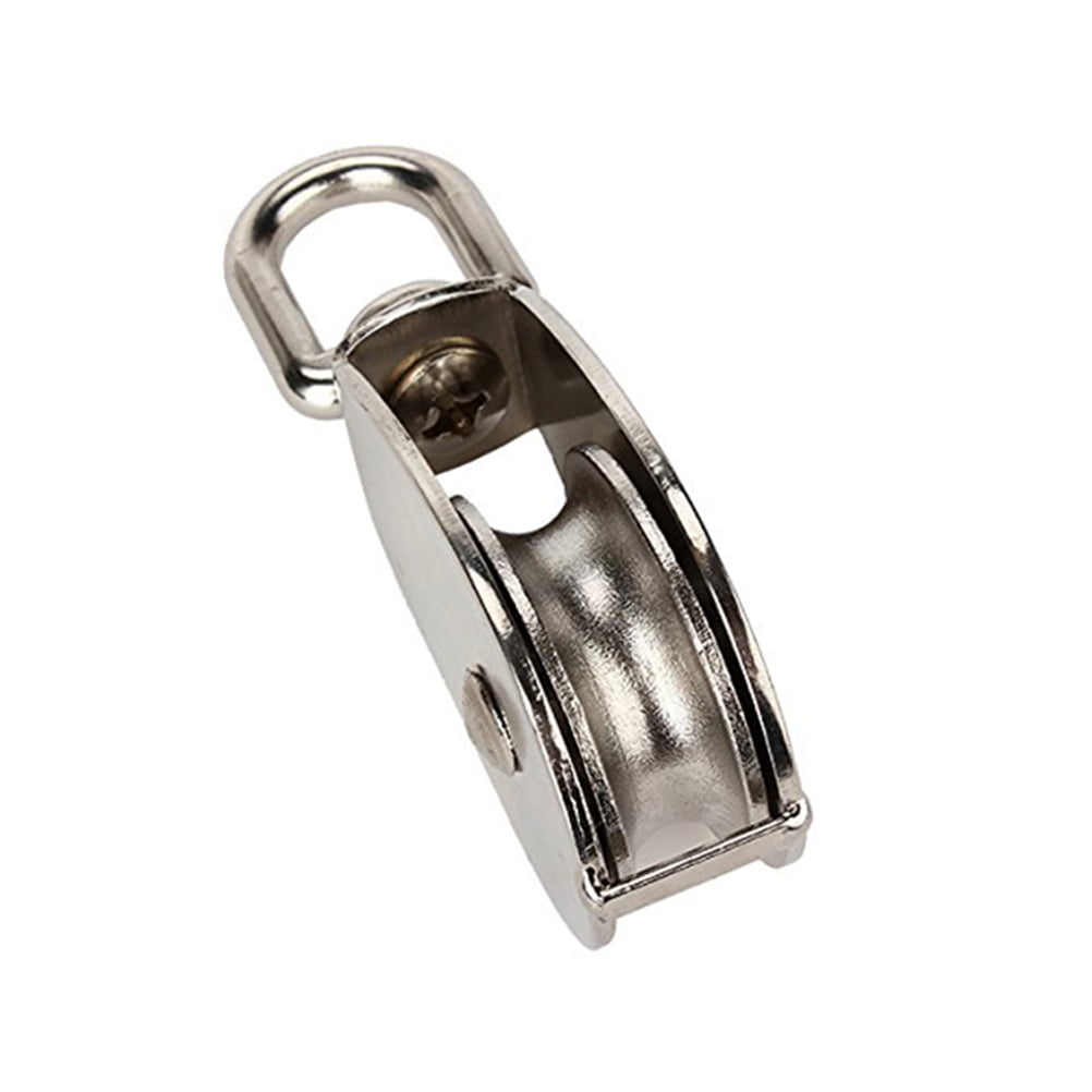 WHAMVOX 20mm Stainless Steel Single Wheel Swivel Pulley Block Loading ...