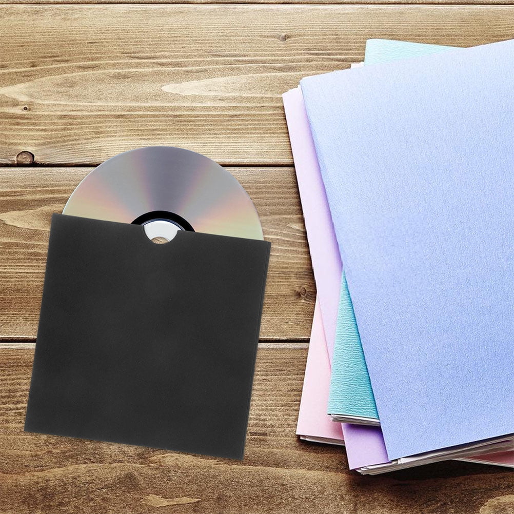WHAMVOX 20pcs Cd Dvd Sleeves CD DVD Storage Holder Kraft Paper CD DVD ...