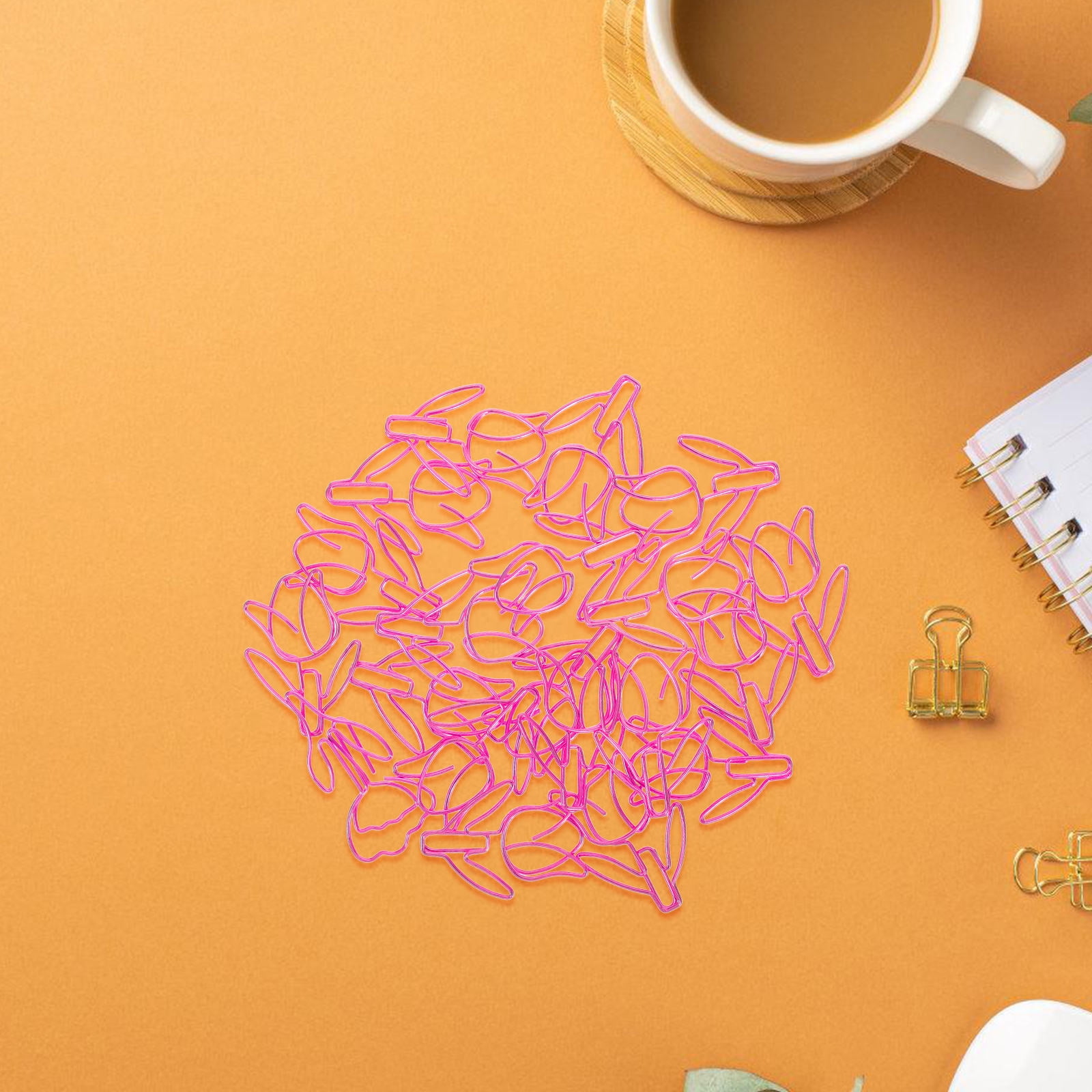 WHAMVOX 20pcs Cute Paper Clips Adorable Flower Shaped Paperclips For ...