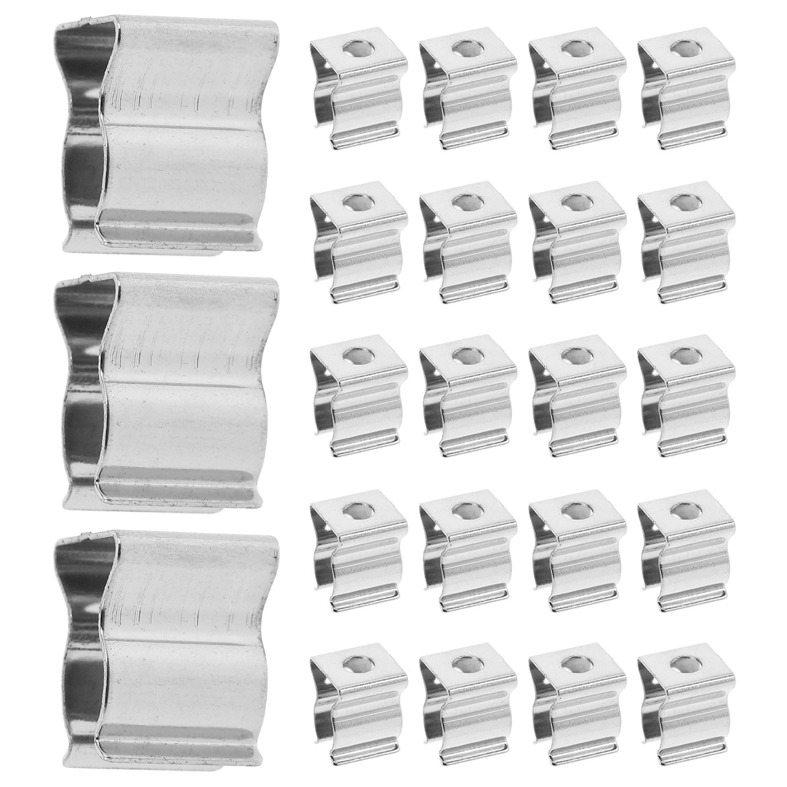 WHAMVOX 20pcs Indoor Pipe Fixing Clamps Pipe Clamp Replacement Tube ...