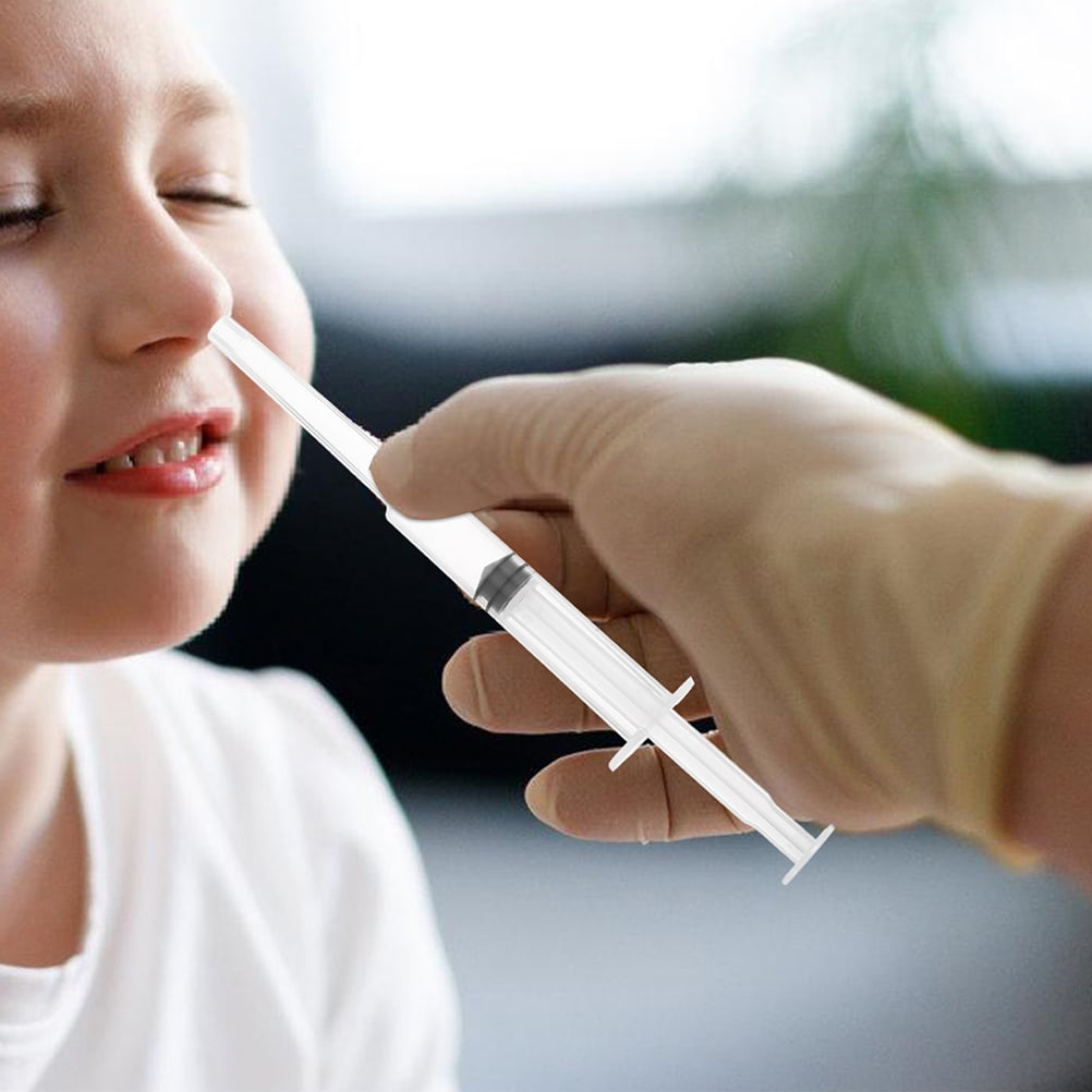 WHAMVOX 20pcs Nose Injection Clear Transparent Nasal Irrigator Plastic ...