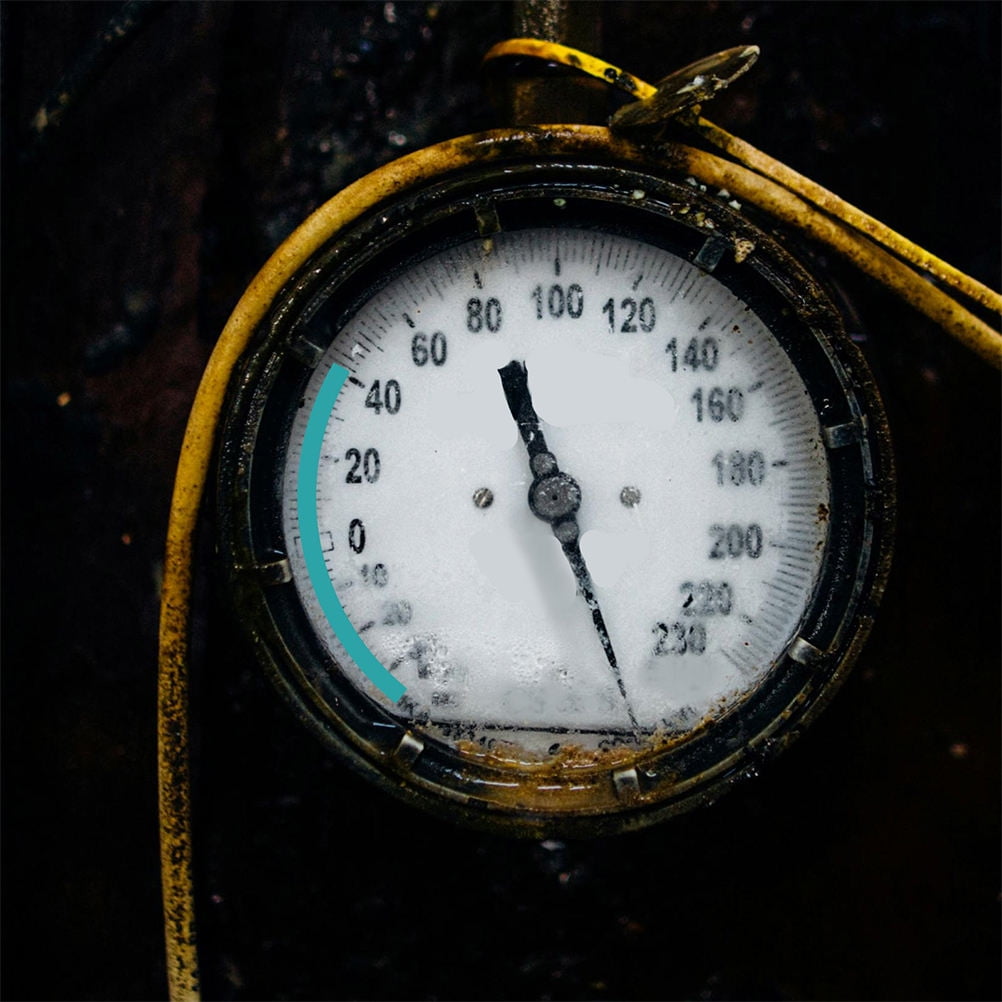 WHAMVOX 20pcs Pressure Gauge Identification Stickers Reflective ...