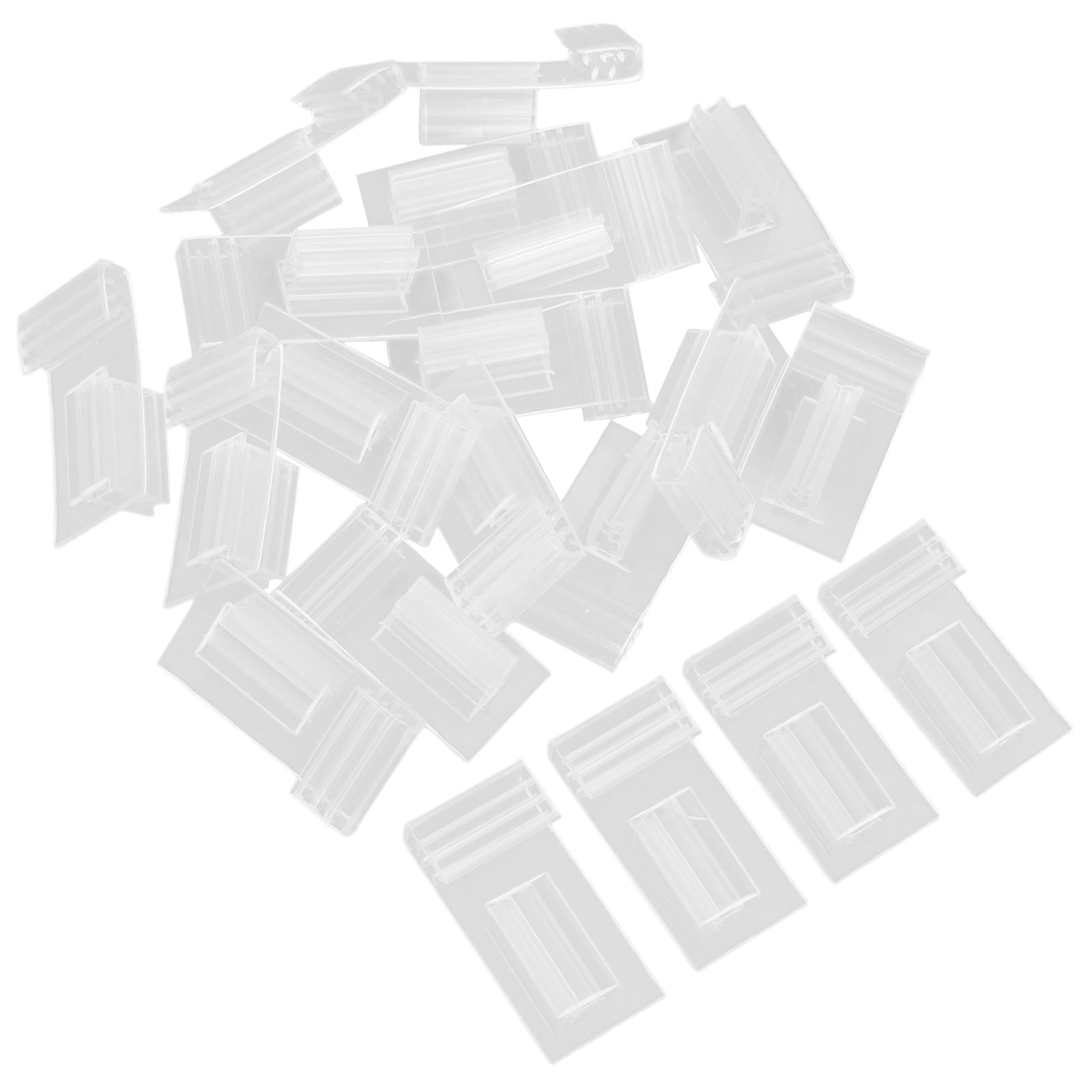 WHAMVOX 20pcs Reusable Plastic Wire Shelf Label Holder Retail Shelf Tag ...