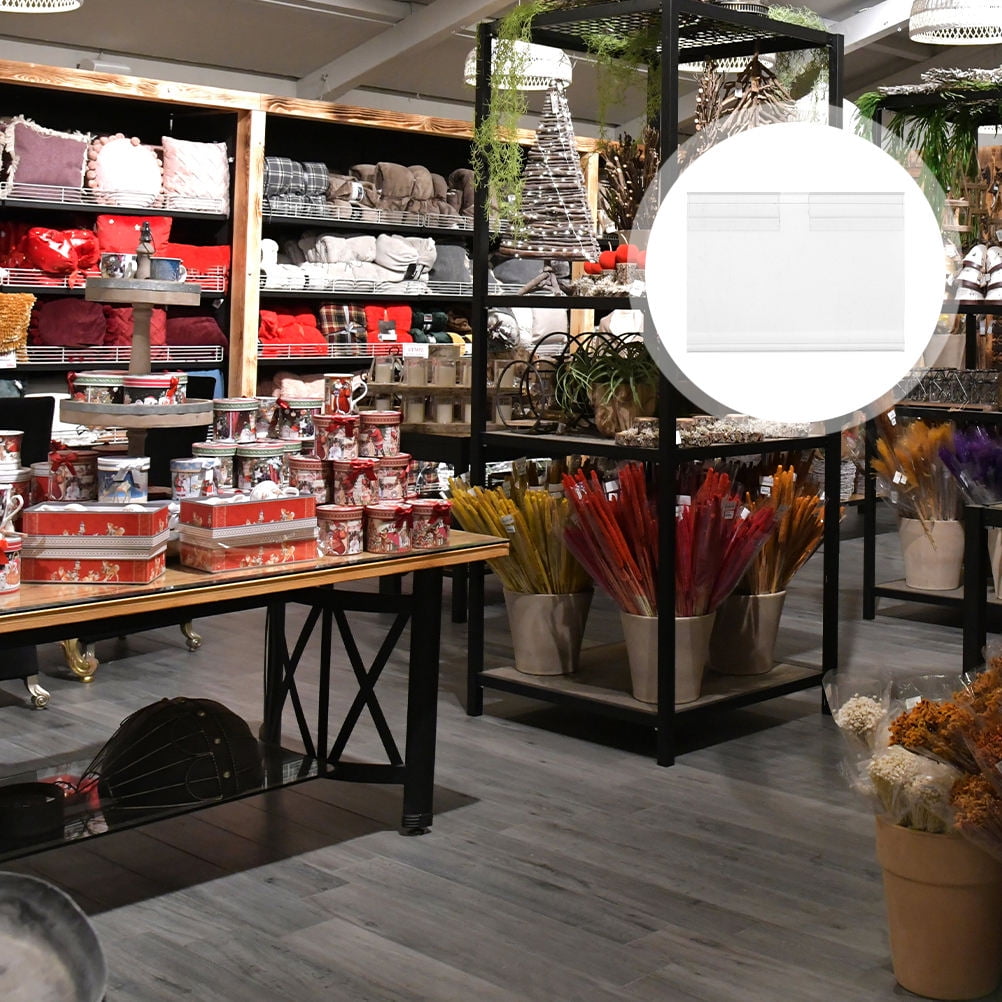 WHAMVOX 20pcs Supermarket Price Tag Price Display Holder Retail Shelf ...