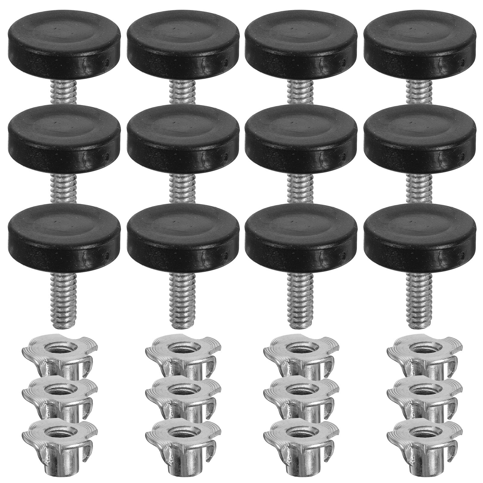 WHAMVOX 20pcs Threaded Adjustable Desk Legs For Patio Furniture ...