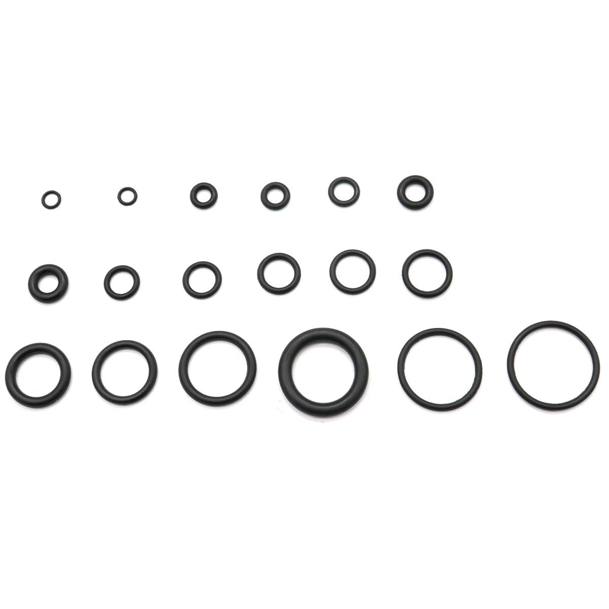 WHAMVOX 225 PCS/Set Set Electrical Gasket for Wire Plug and Cable Black ...