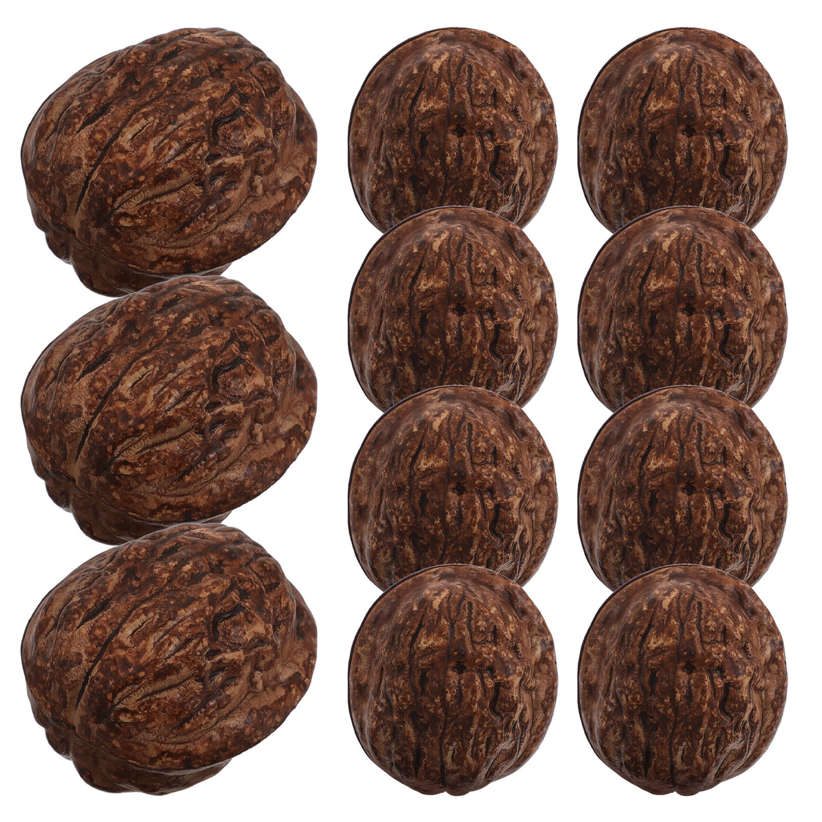 WHAMVOX 24pcs Lifelike Artificial Walnut Decorations for Photography ...