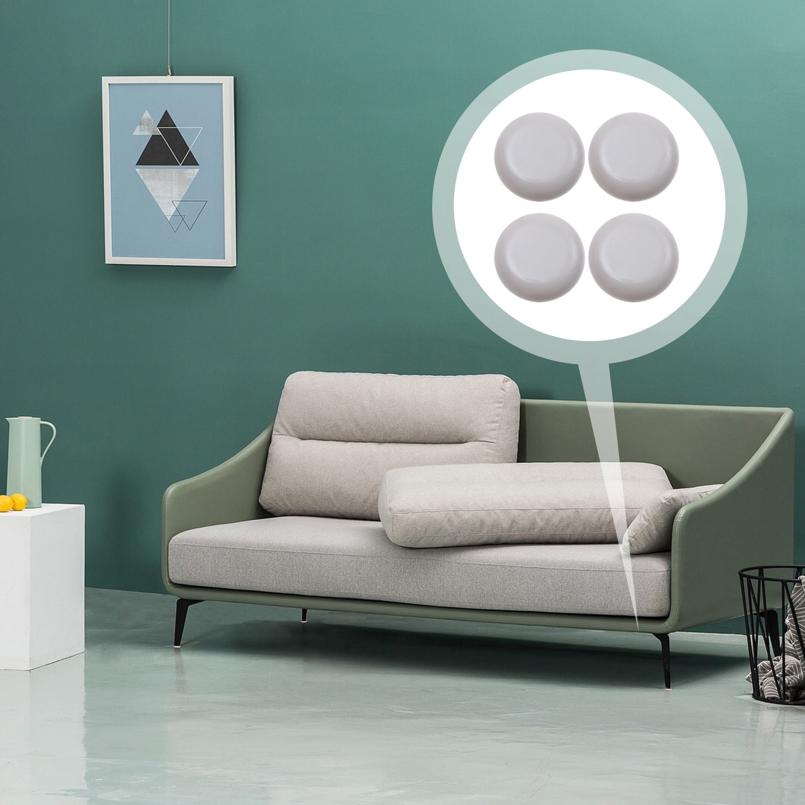 WHAMVOX Pcs Sliding Mats for Chair Furniture Gliders Protector Feet ...