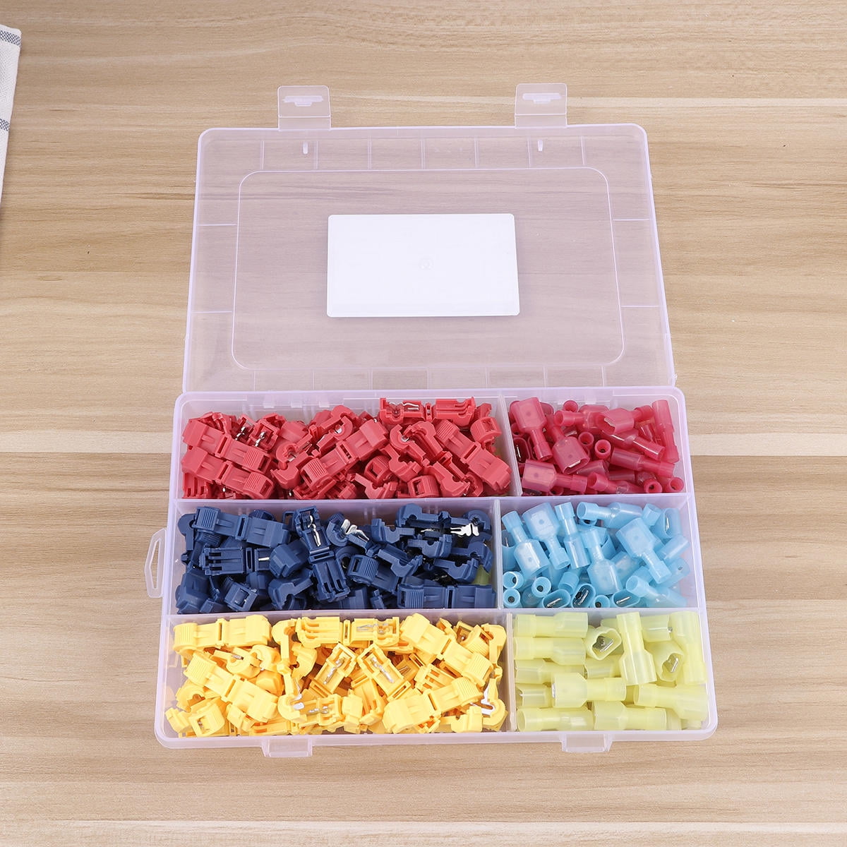 WHAMVOX 240pcs T Shape Copper Insulation Terminals Heat Shrink Wire ...