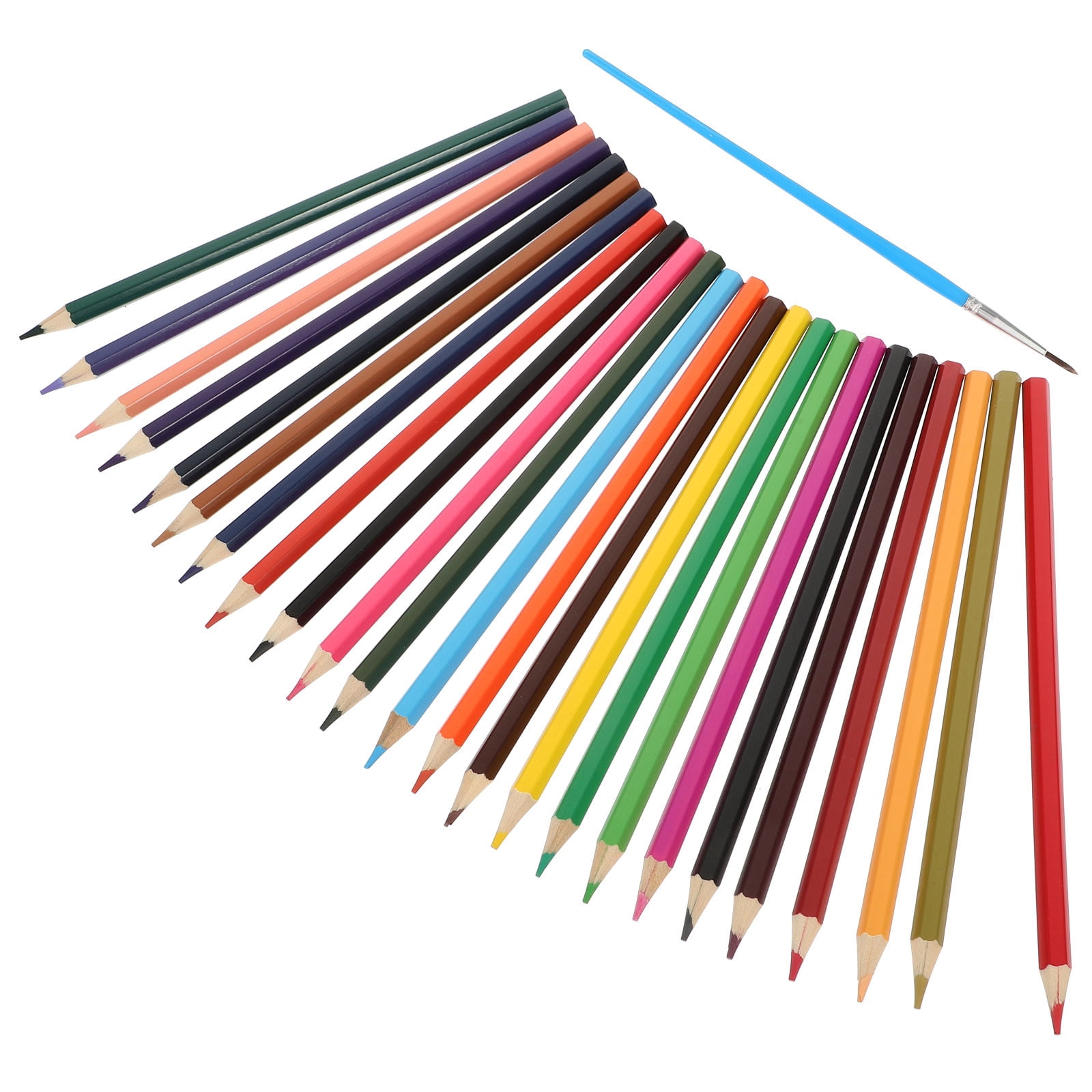 WHAMVOX 24Pcs Colored Pencils Assorted Color Pre-sharpened Water ...