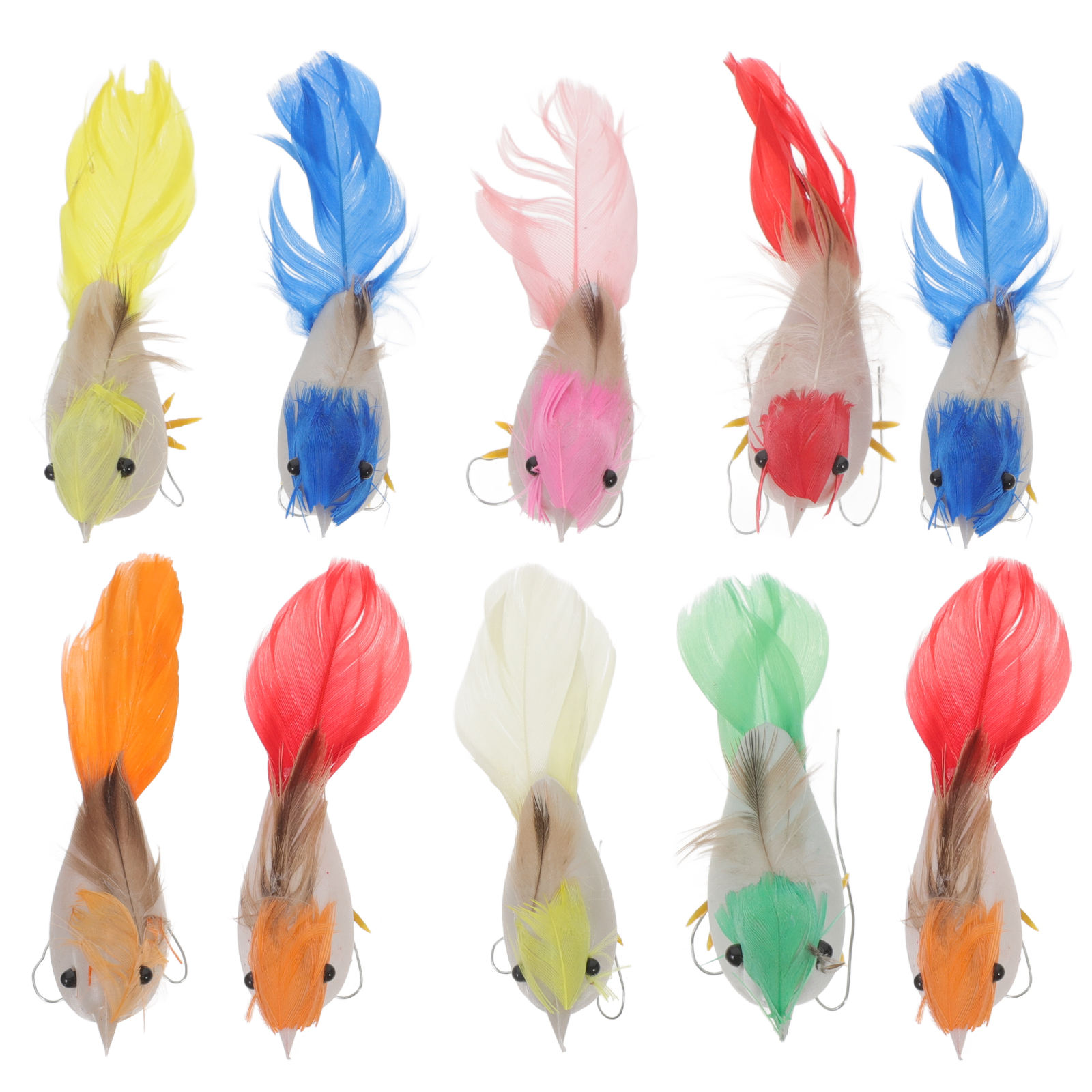 WHAMVOX 24pcs Simulation Bird Ornaments Artificial Simulation Birds ...