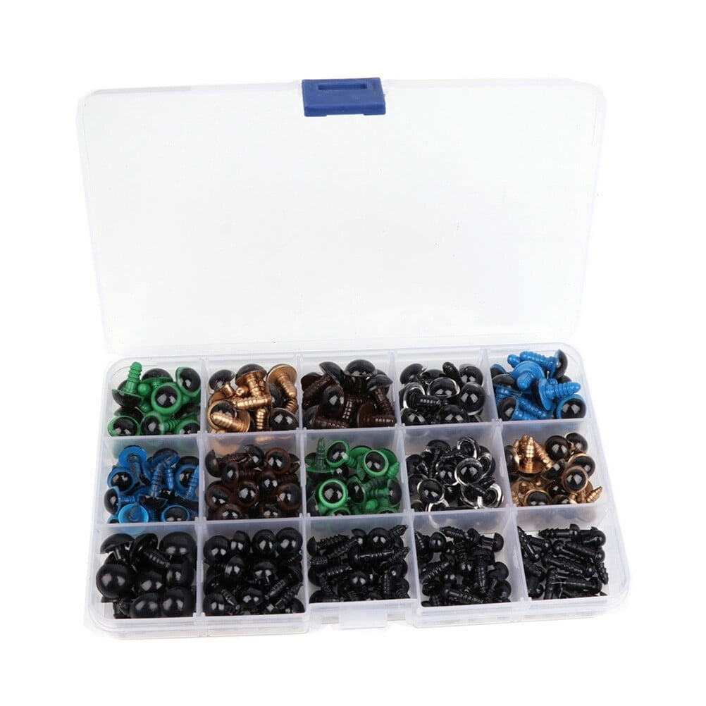 WHAMVOX 264 Pcs Toy Eye Button Safety Eyes for Stuffed Animals Doll ...