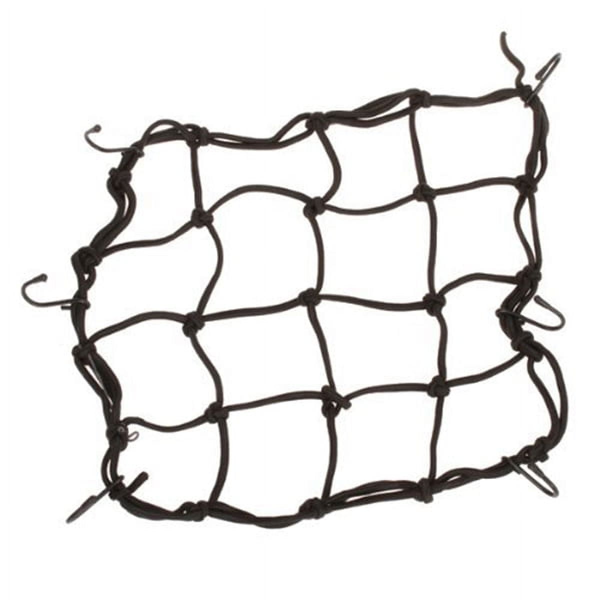 WHAMVOX 28*28cm Luggage Cargo Bungee Net Bag 6 Hooks Bike Motorcycle ...