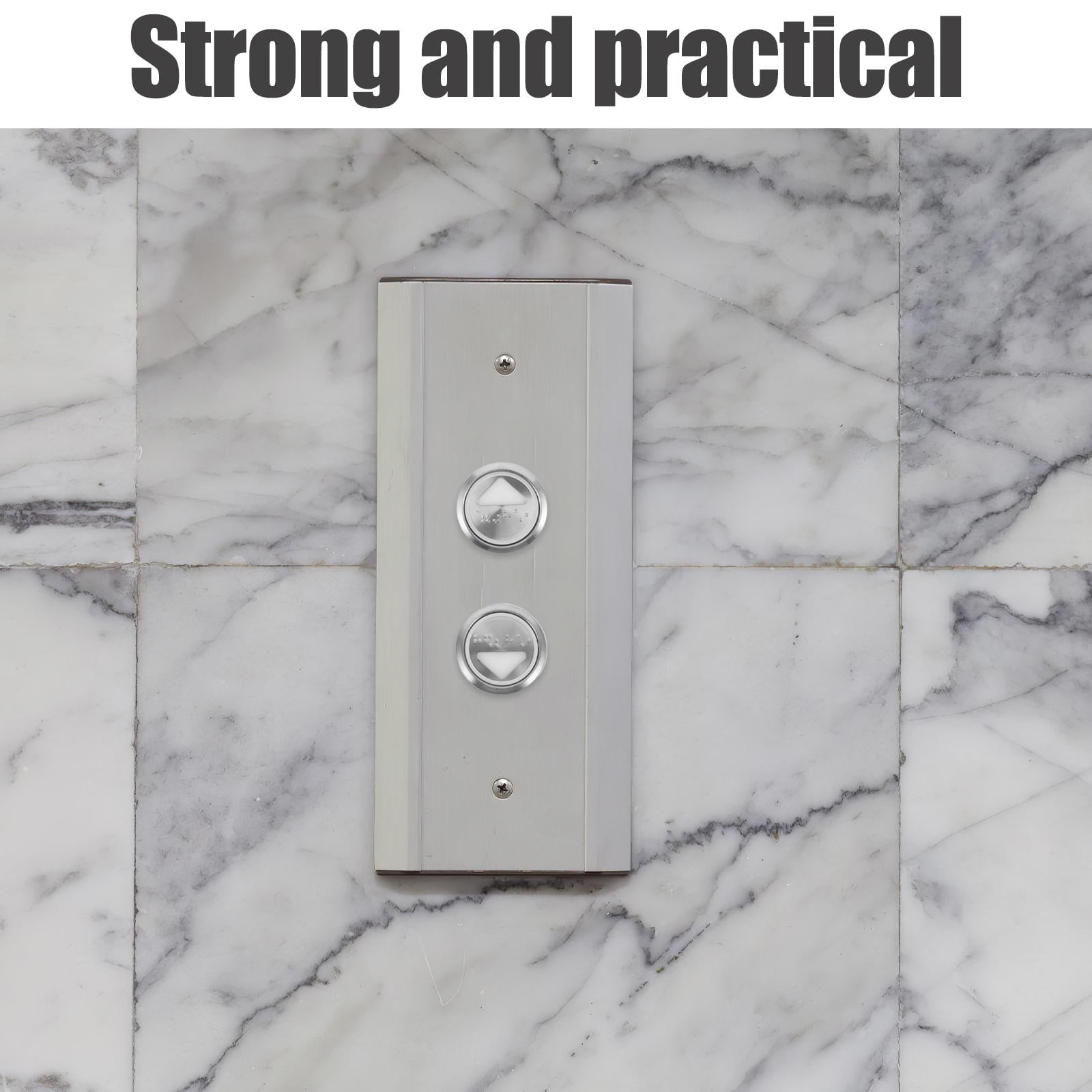 WHAMVOX 2PCS Elevator Button Round Metal Emergency Stop Button with ...