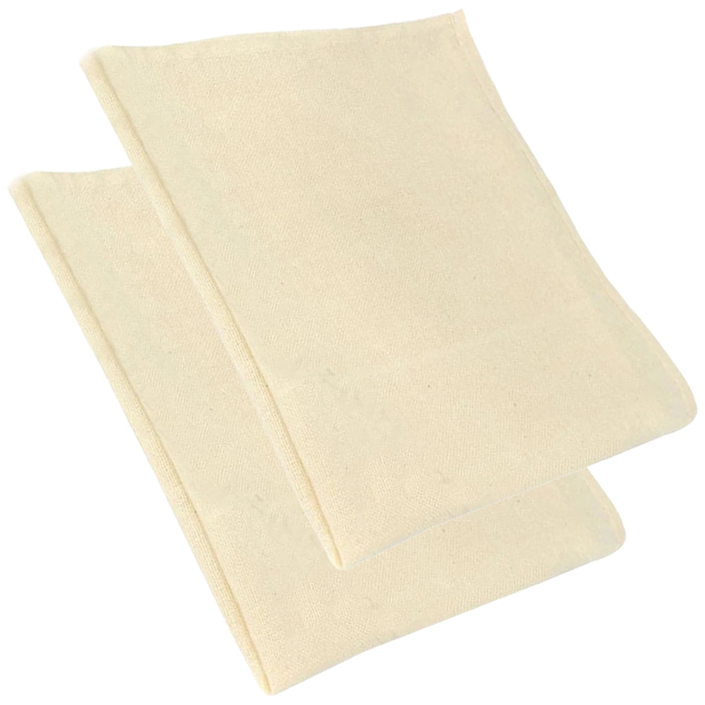 HEANUJJ Cheese Cloth Strainer Beige 2Pcs 23.6x23.6in Cloth - Walmart.com