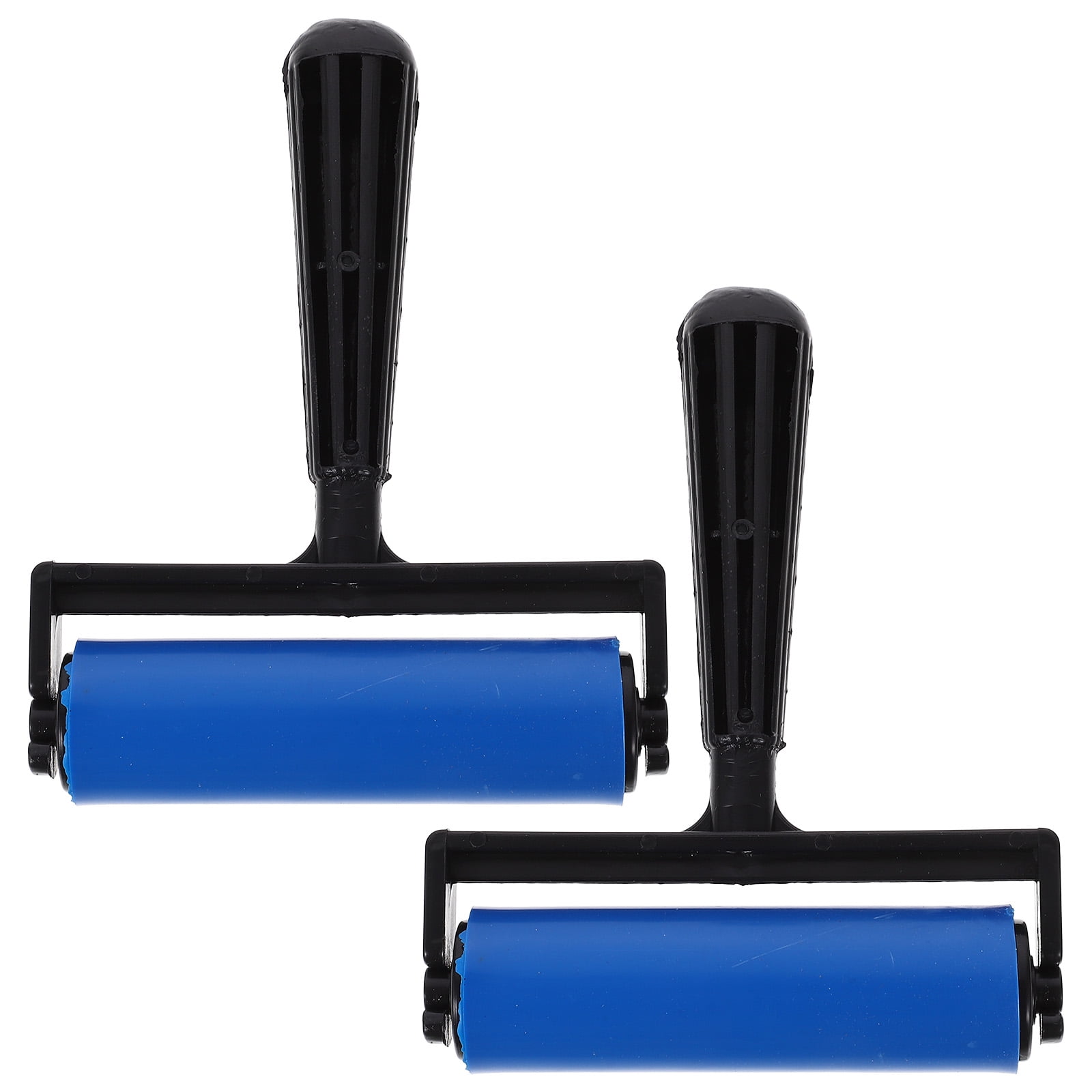 WHAMVOX 2Pcs Blue Plastic Printing Rollers for Art Projects and Crafts ...