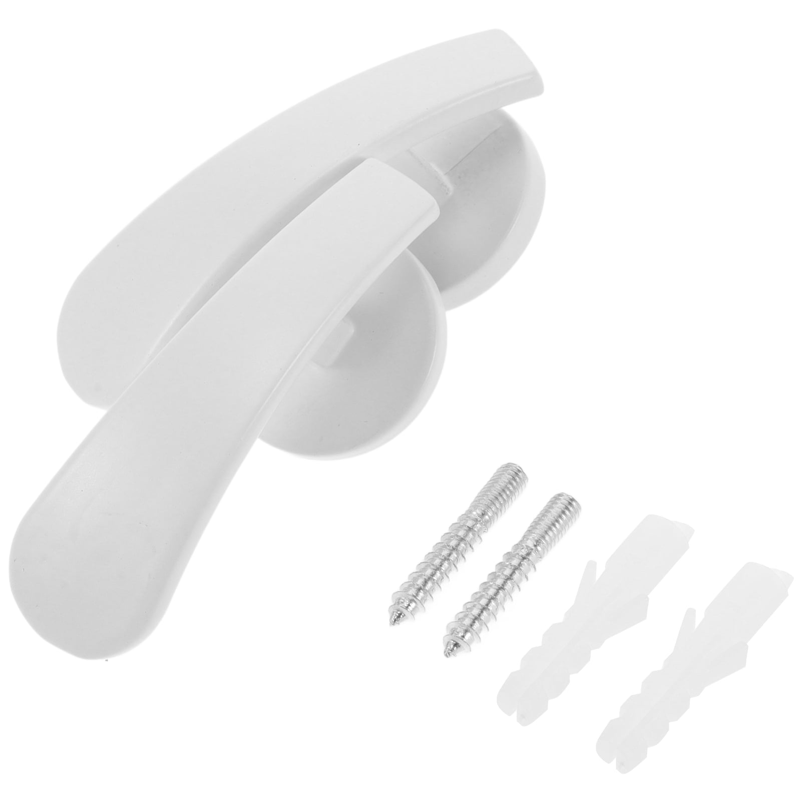 WHAMVOX 2Pcs Curtain Tieback Hooks Comma Shape Aluminium Alloy for ...