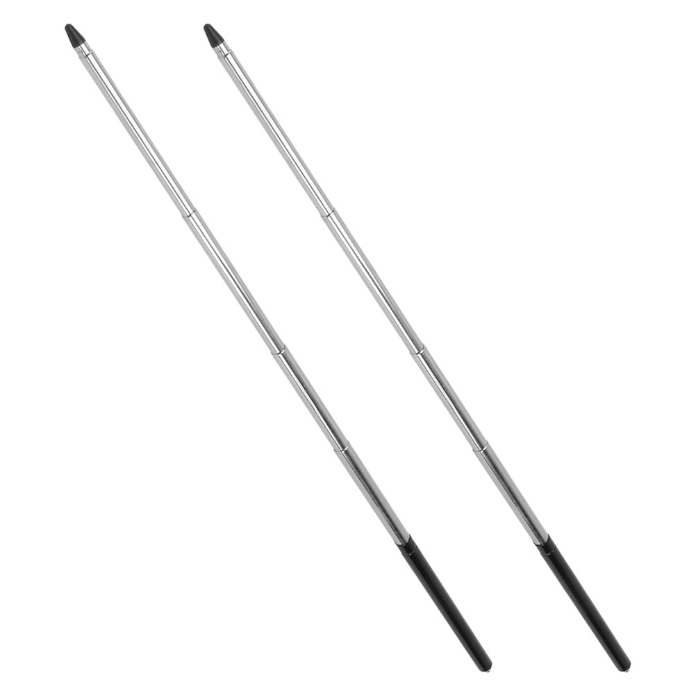 WHAMVOX 2Pcs Cylindrical Black Stainless Steel Telescoping Pointer for ...