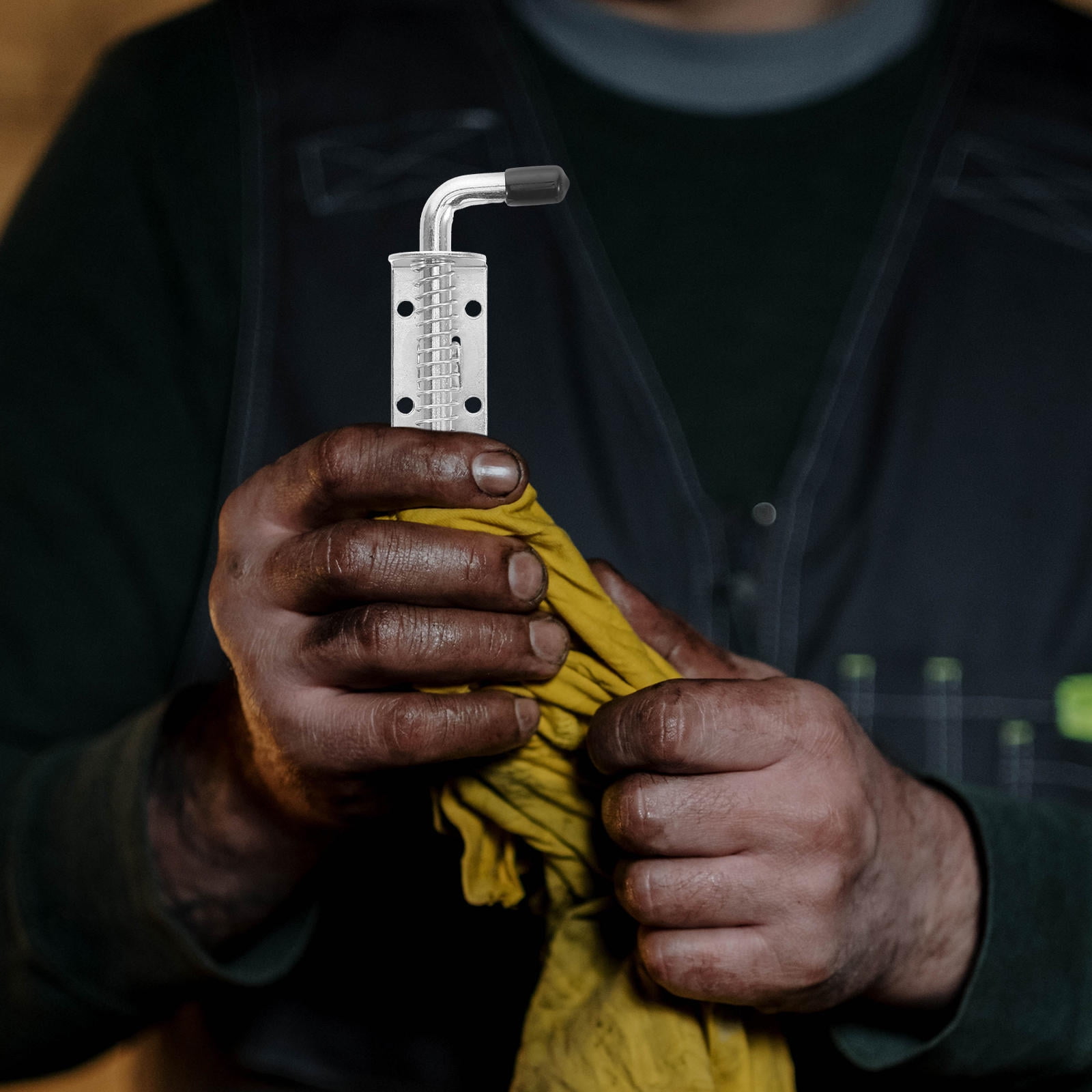 WHAMVOX 2Pcs Heavy Duty Spring Loaded Latch Kit Iron Safety Pins ...