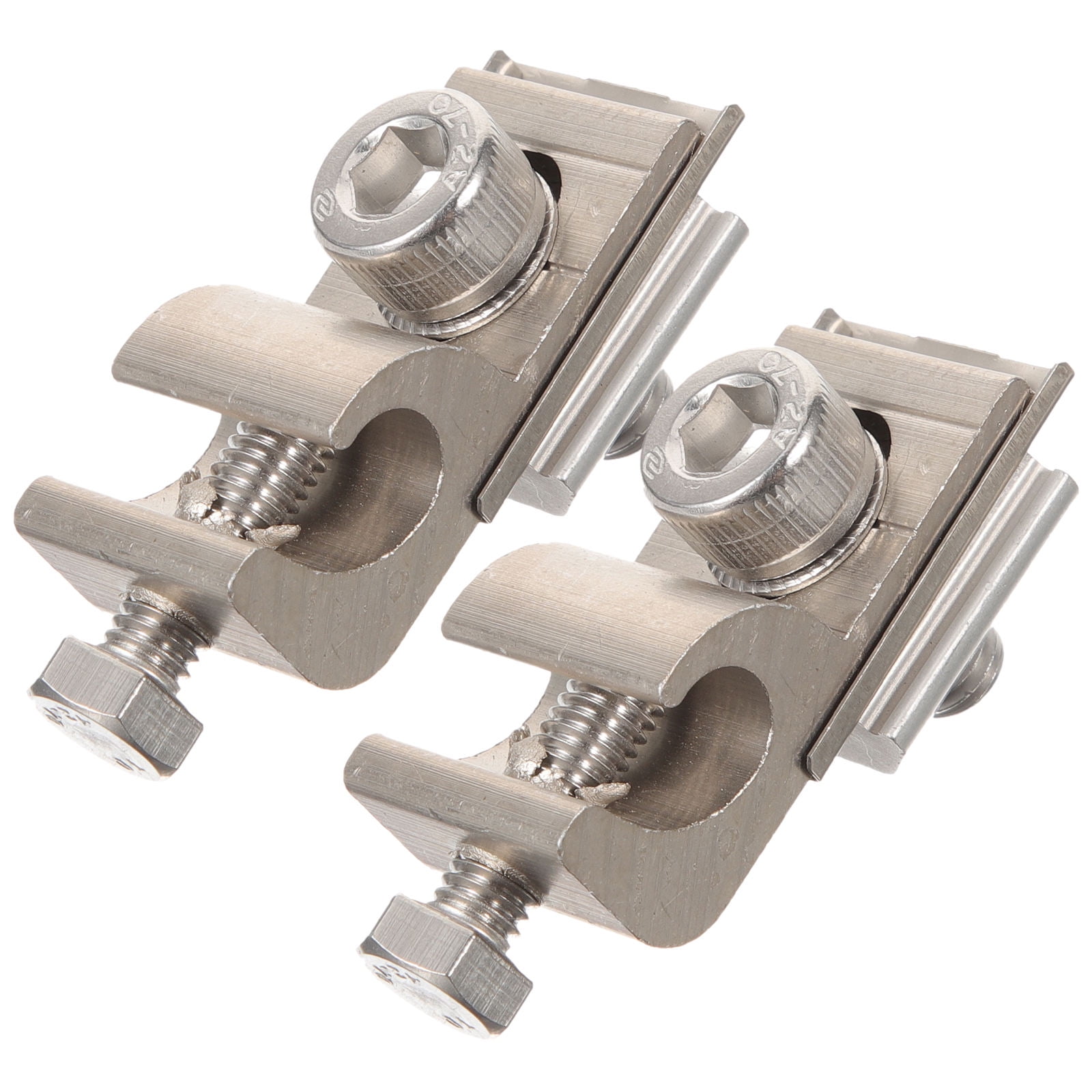 WHAMVOX 2Pcs Lay in Connector Pool Bonding Lug Solar Panel Grounding ...