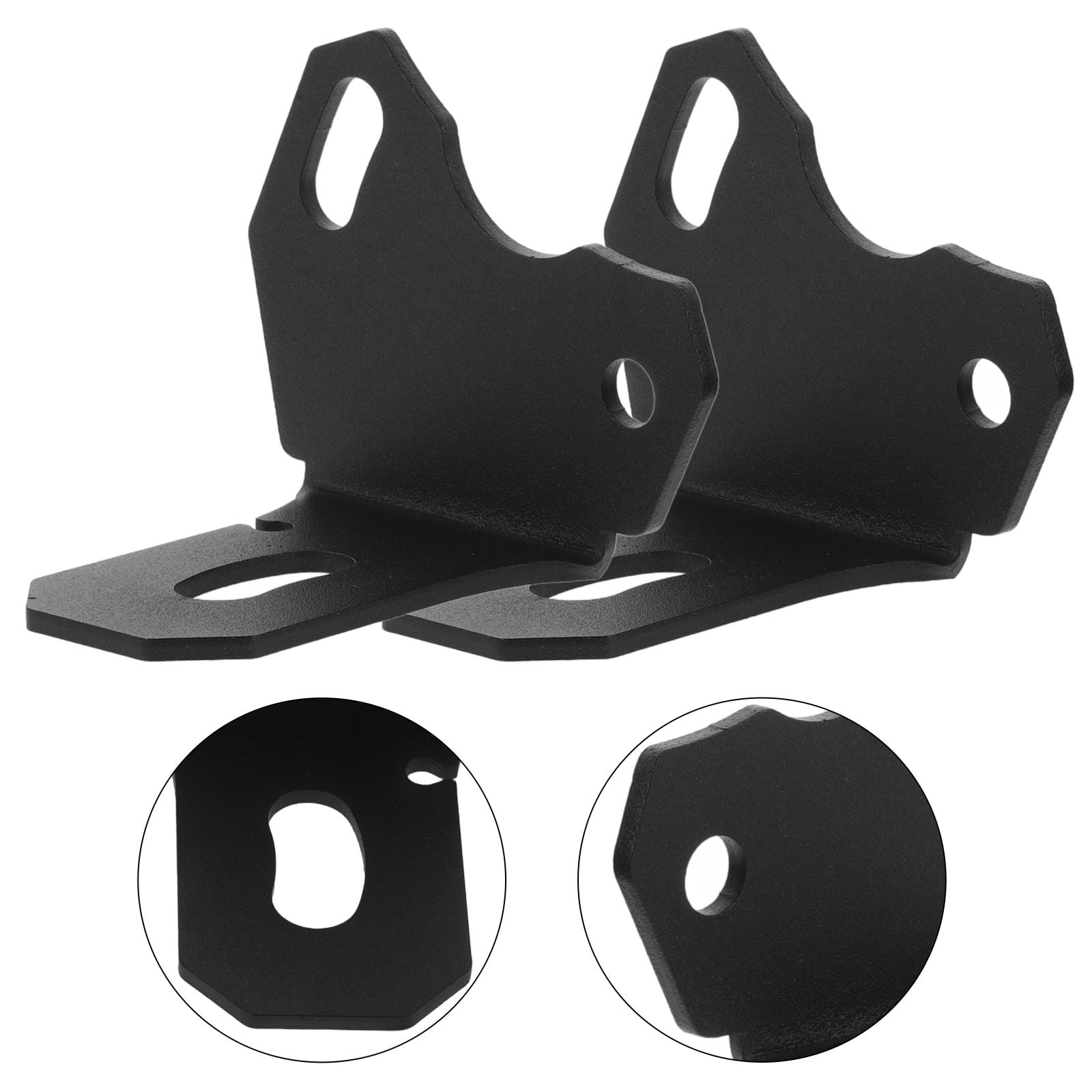 WHAMVOX 2Pcs Light Flag Mount Brackets No Drill Flag Pole Mount For ...