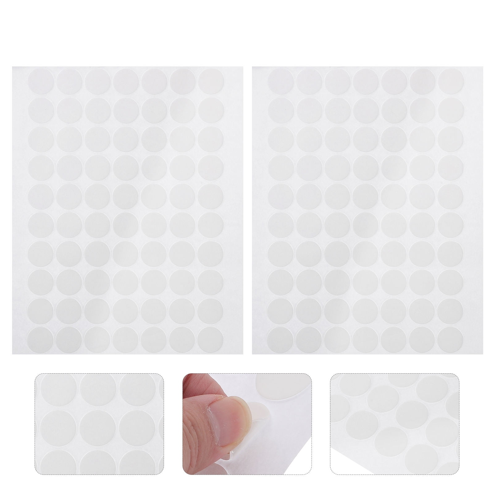 WHAMVOX 2Pcs Object Fixer Double-Sided Adhesive Sticker Transparent ...