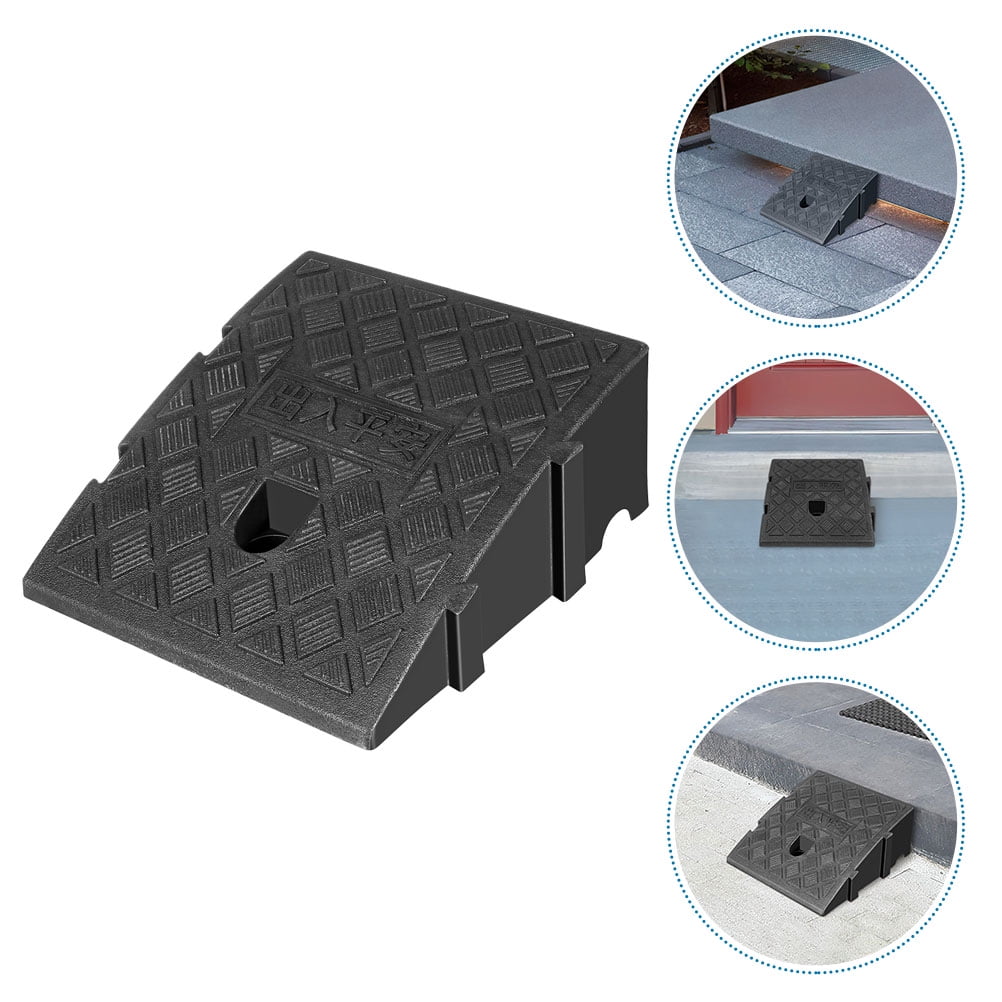 WHAMVOX 2Pcs Portable Curb Ramps Heavy Duty Car Ramps Plastic Car Ramps ...