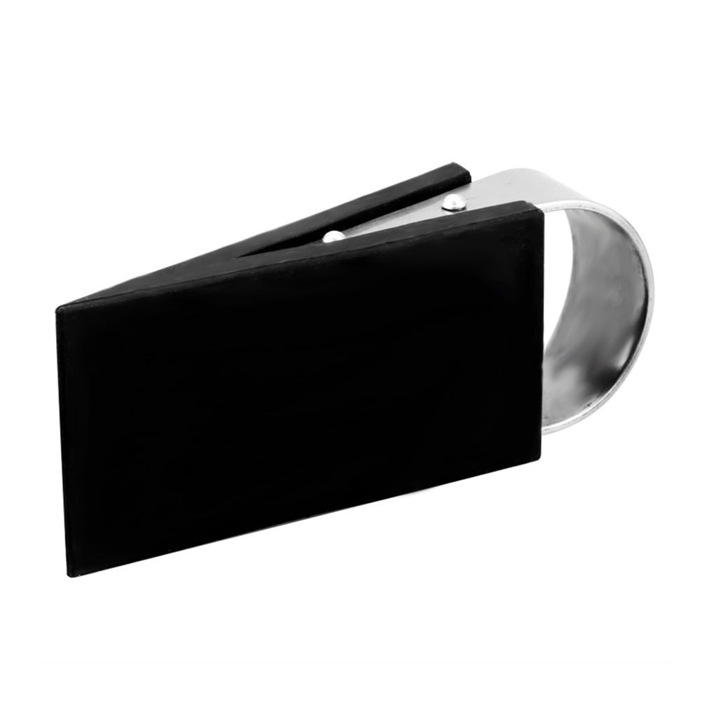 WHAMVOX 2 Pcs Rubber Doorstop Wedge Hotel Stopper Stoppers for of Black ...