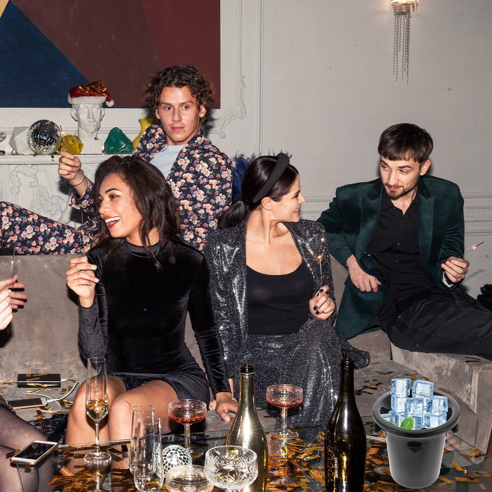 WHAMVOX 2Pcs Wine Tasting Spittoon Black PP Plastic for Home and Event ...